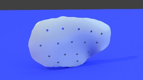 Patient Specific Implant - Cranial Plate Ready for Print in Metal ...