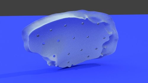 Patient Specific Implant - Cranial Plate Ready for Print in Metal ...