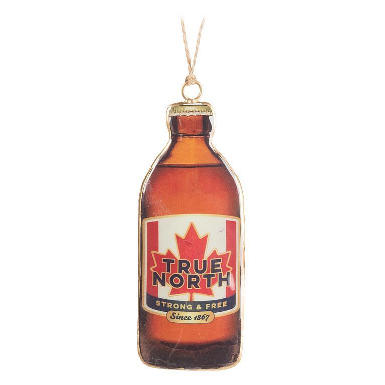 True North Beer Ornament-4"H