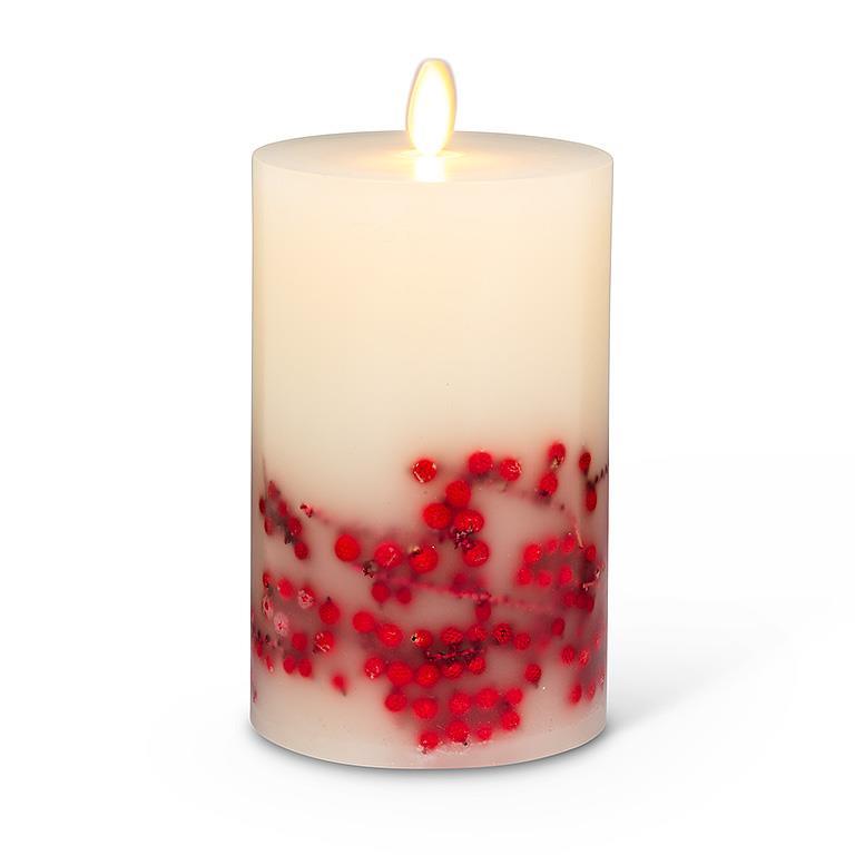 Md Berry Reallite Candle-3.5x6"