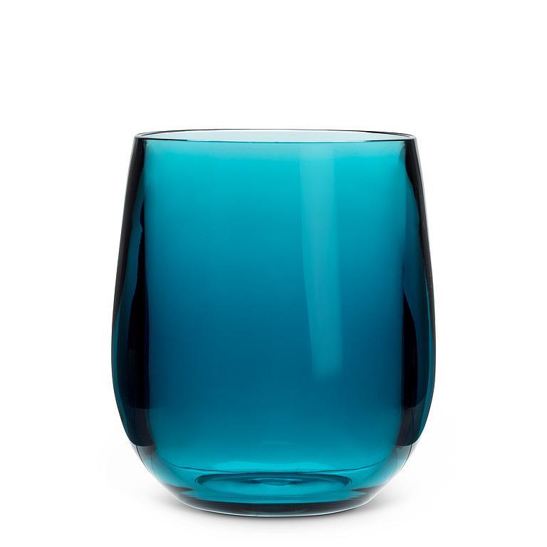 Heavy Tumbler-Turq-4"H(12oz)