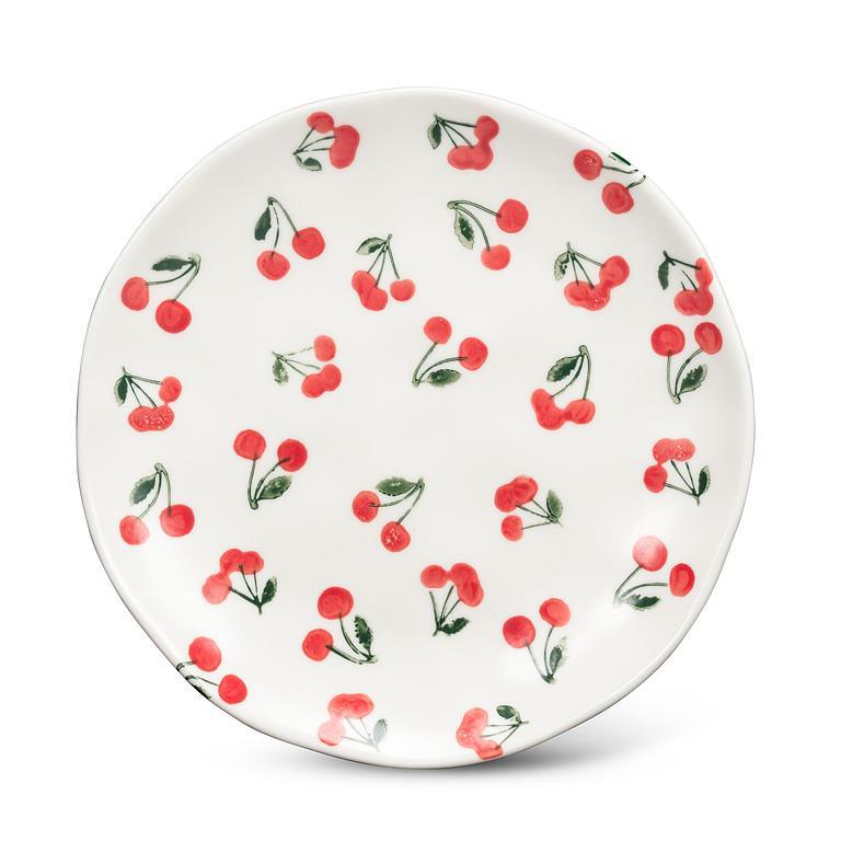 Appy Plate w/Cherries-6"D