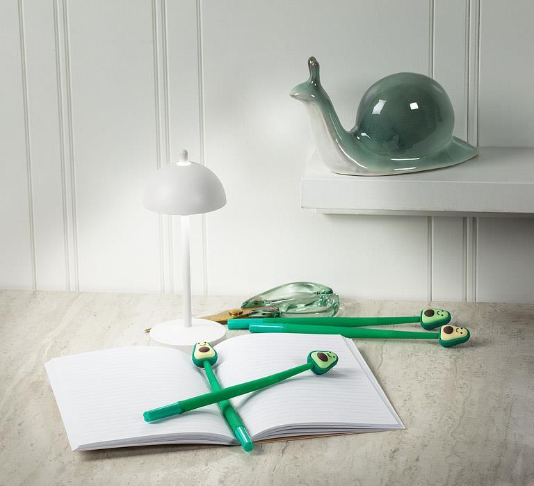 Wobbly Avocado Pen-2Asst-9"H