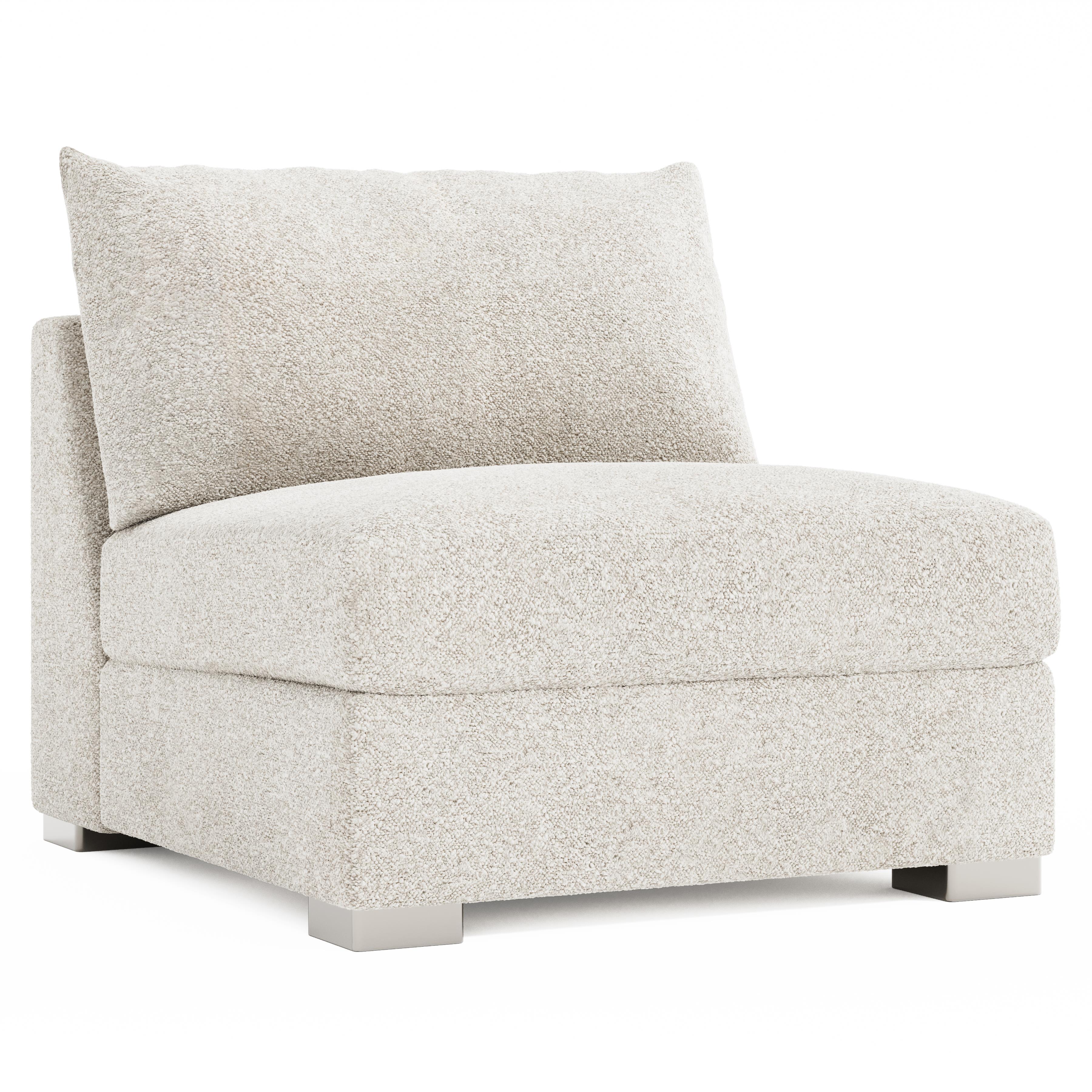 Helena Fabric Armless Chair