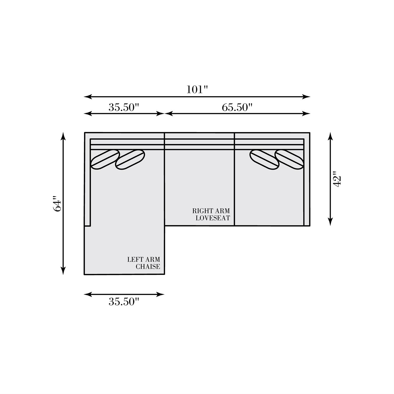 Joli Fabric Sectional