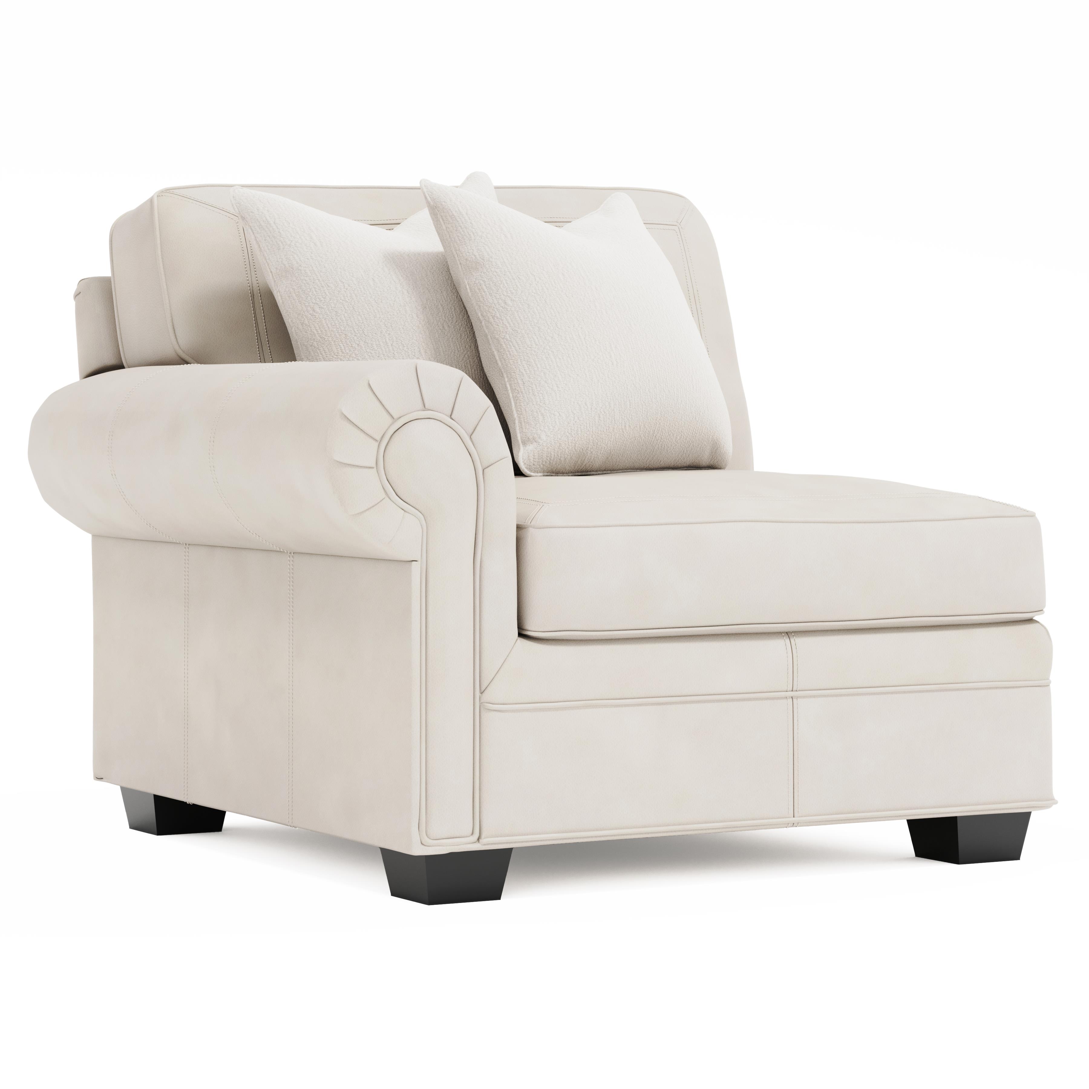 Grandview Leather Left Arm Chair Without Nails