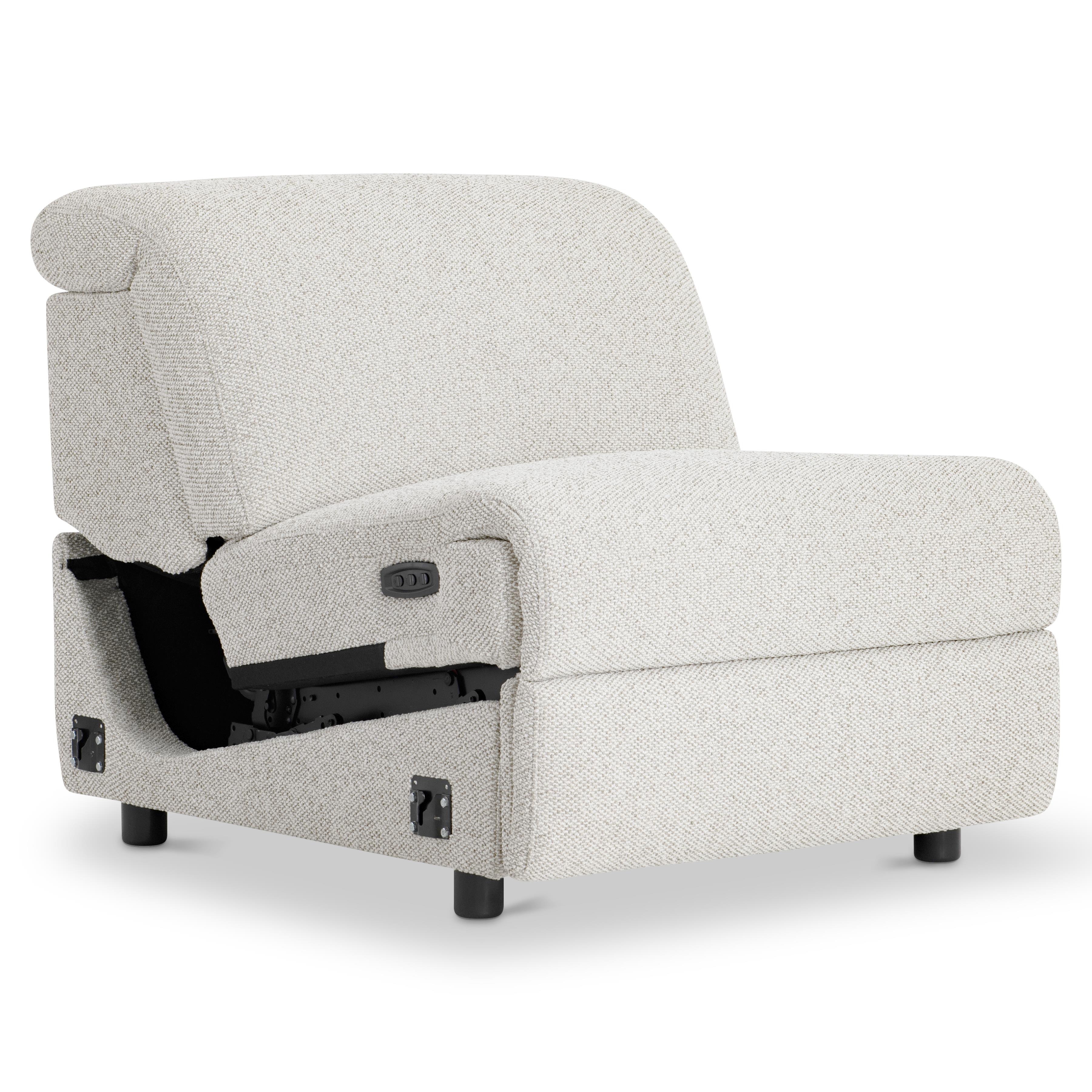 Massimo Fabric Armless Power Motion Chair