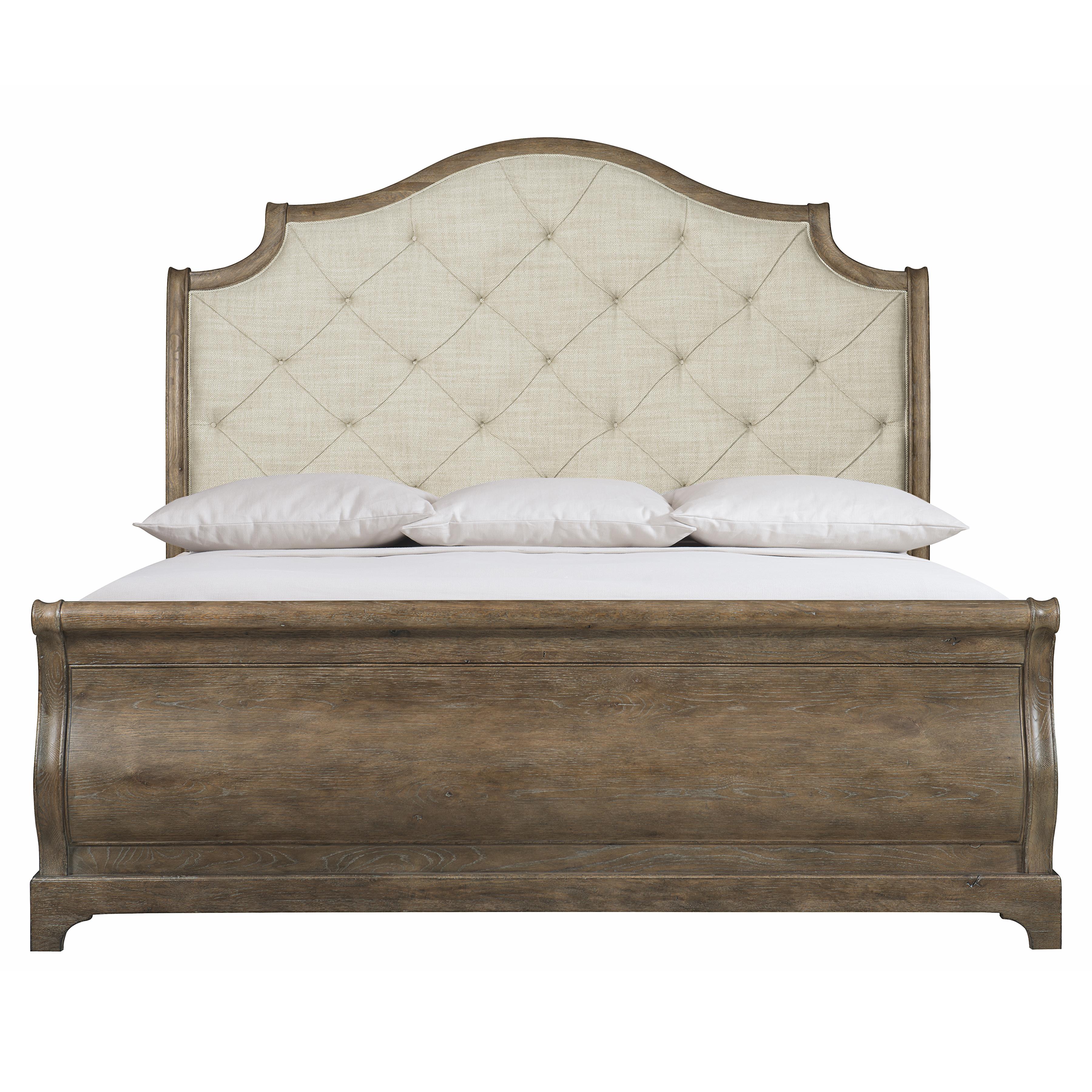 Rustic Patina Sleigh Bed California King