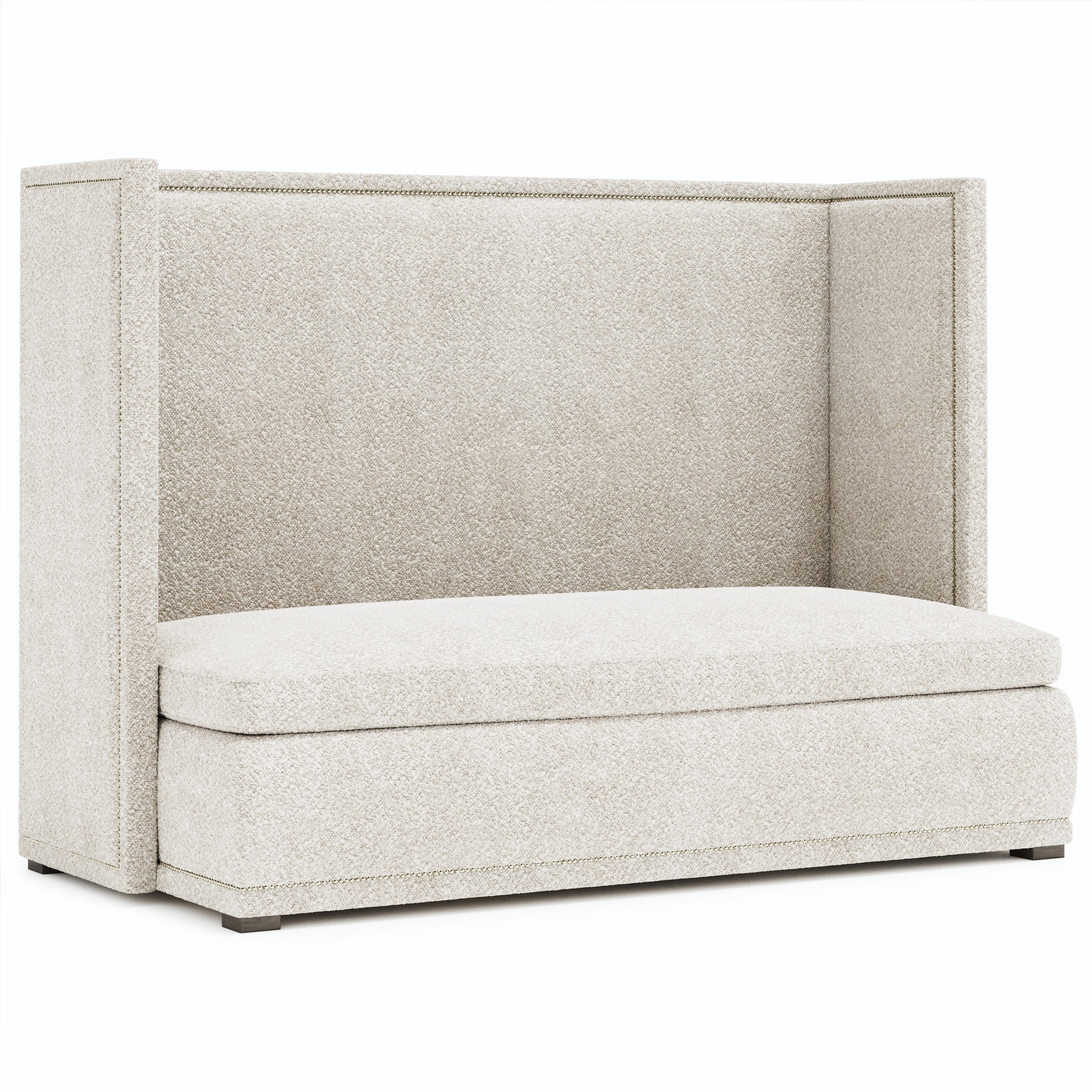 Marcourt Fabric Banquette Without Pillows