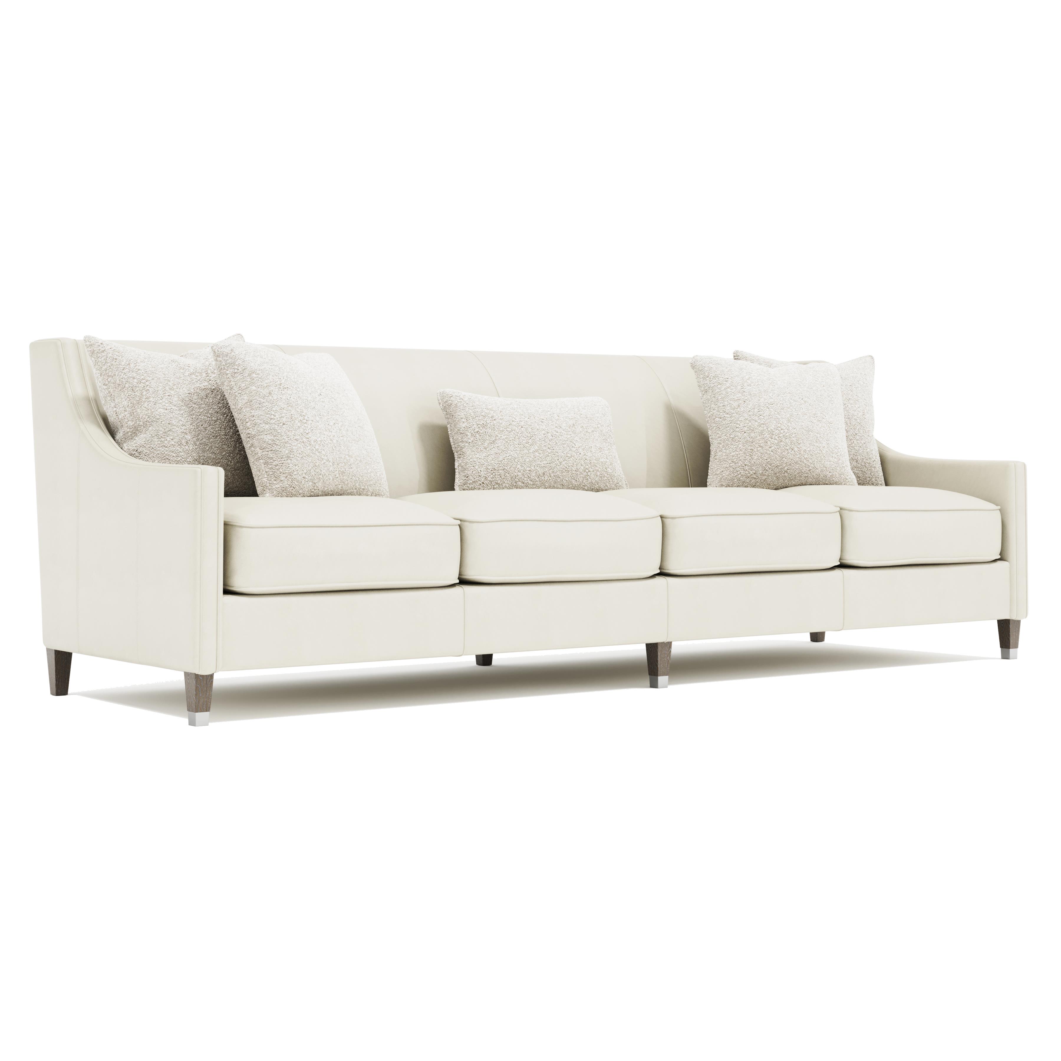 Palisades Leather Sofa Without Nails