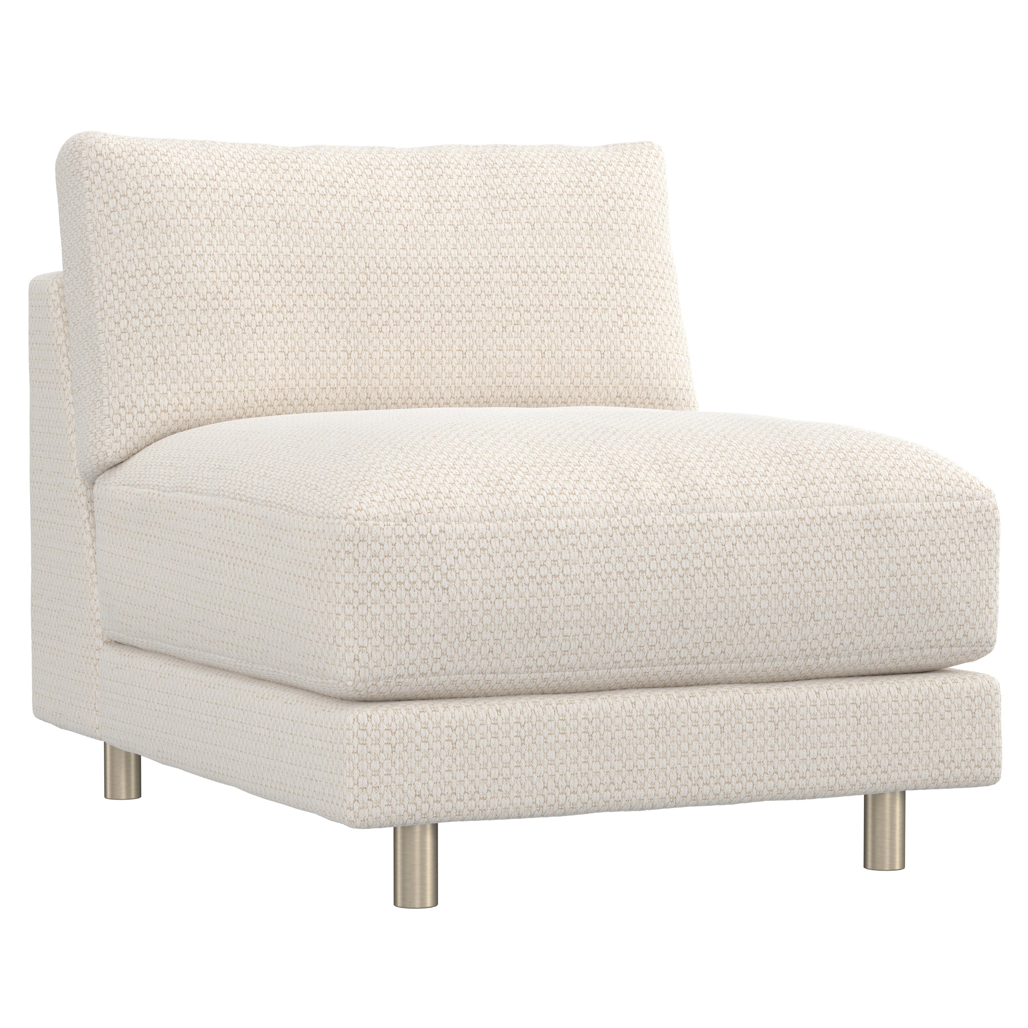 Dakota Fabric Armless Chair