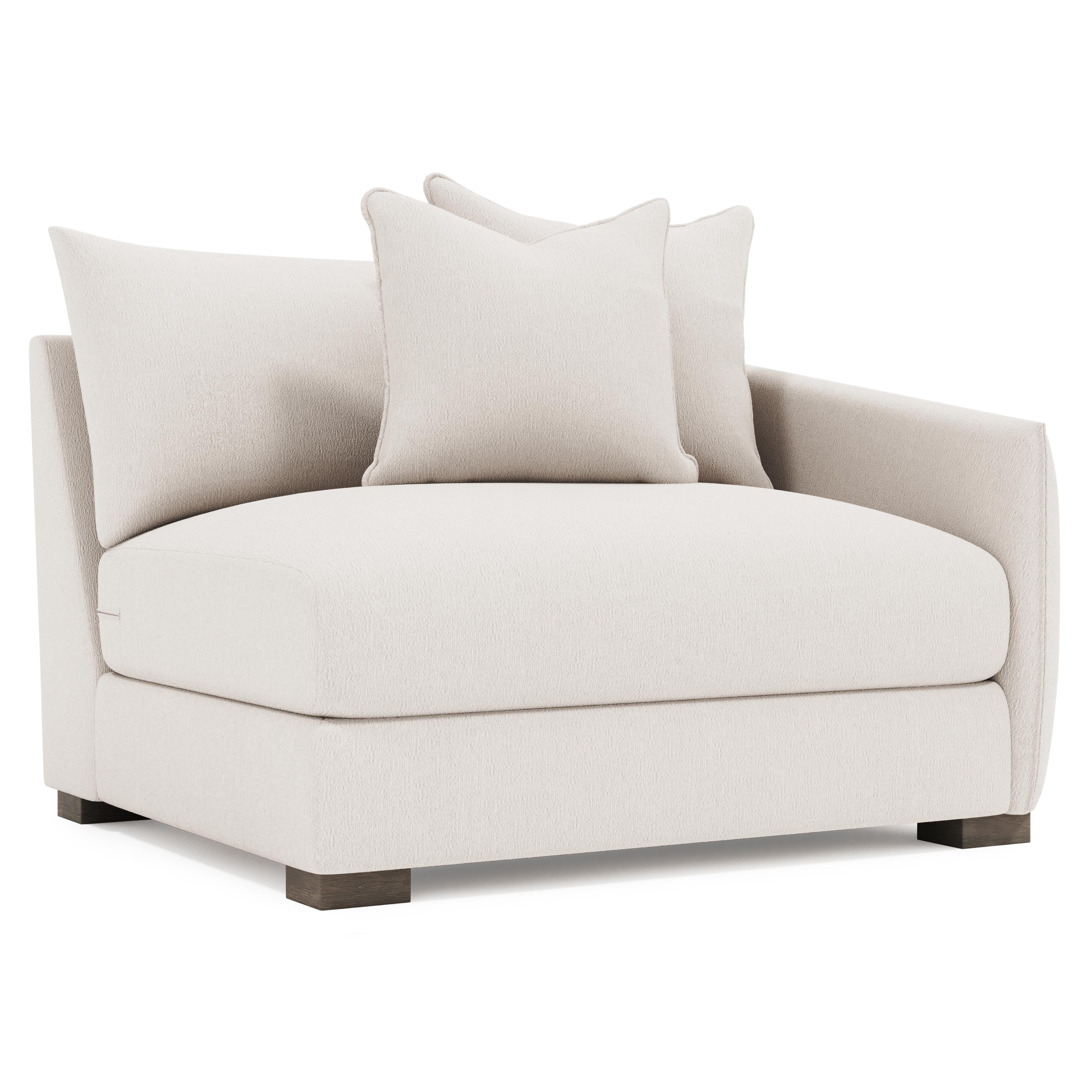 Heavenly Fabric Right Arm Chair