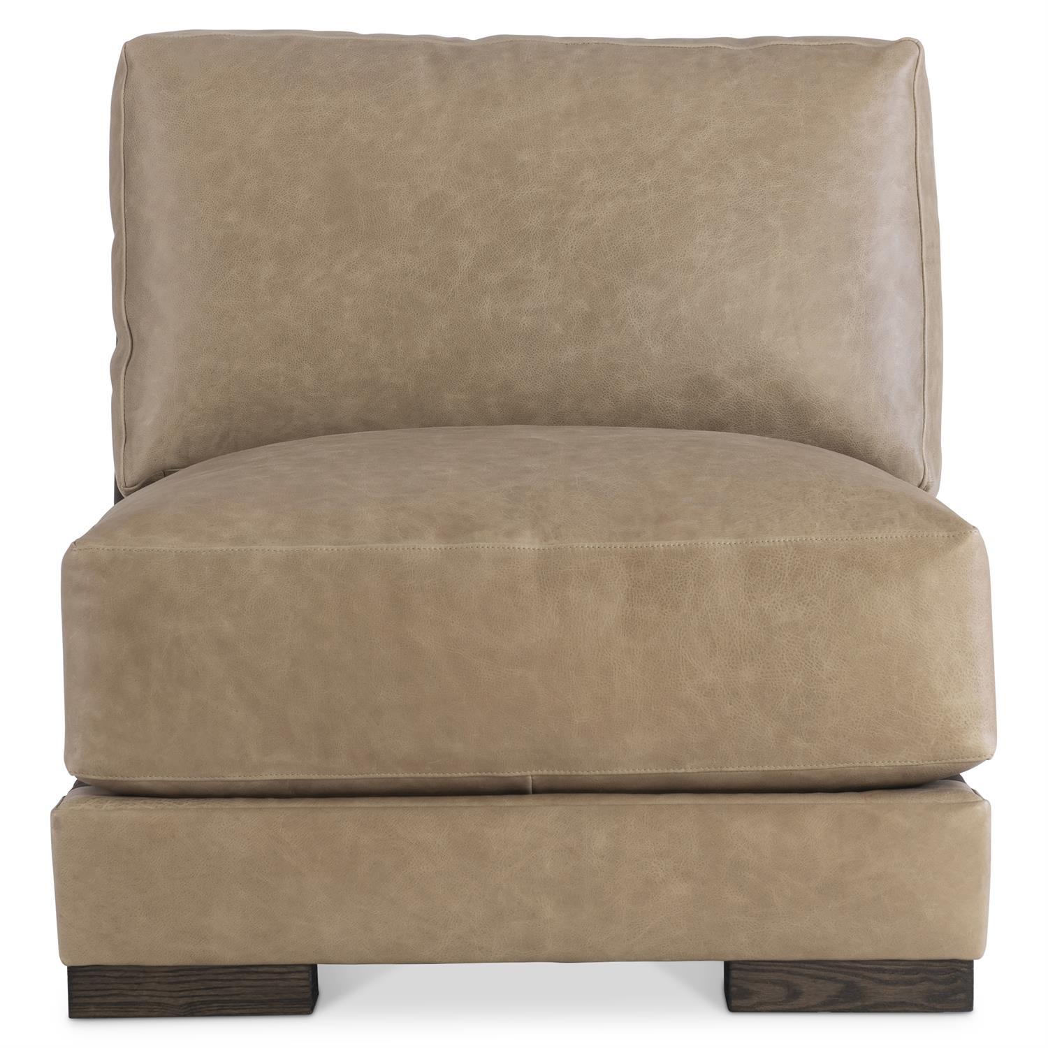 Lars Leather Armless Chair