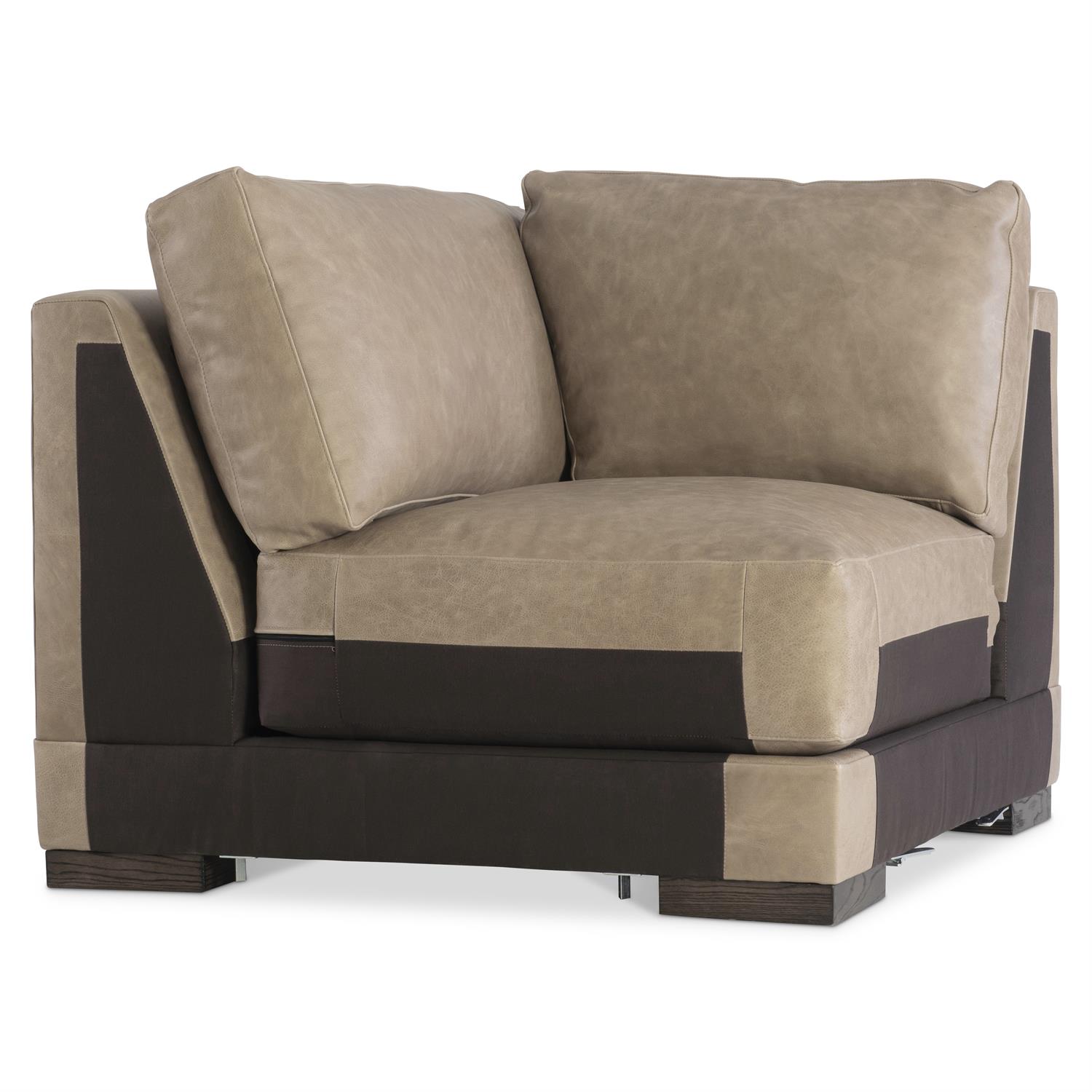 Lars Leather Corner Chair