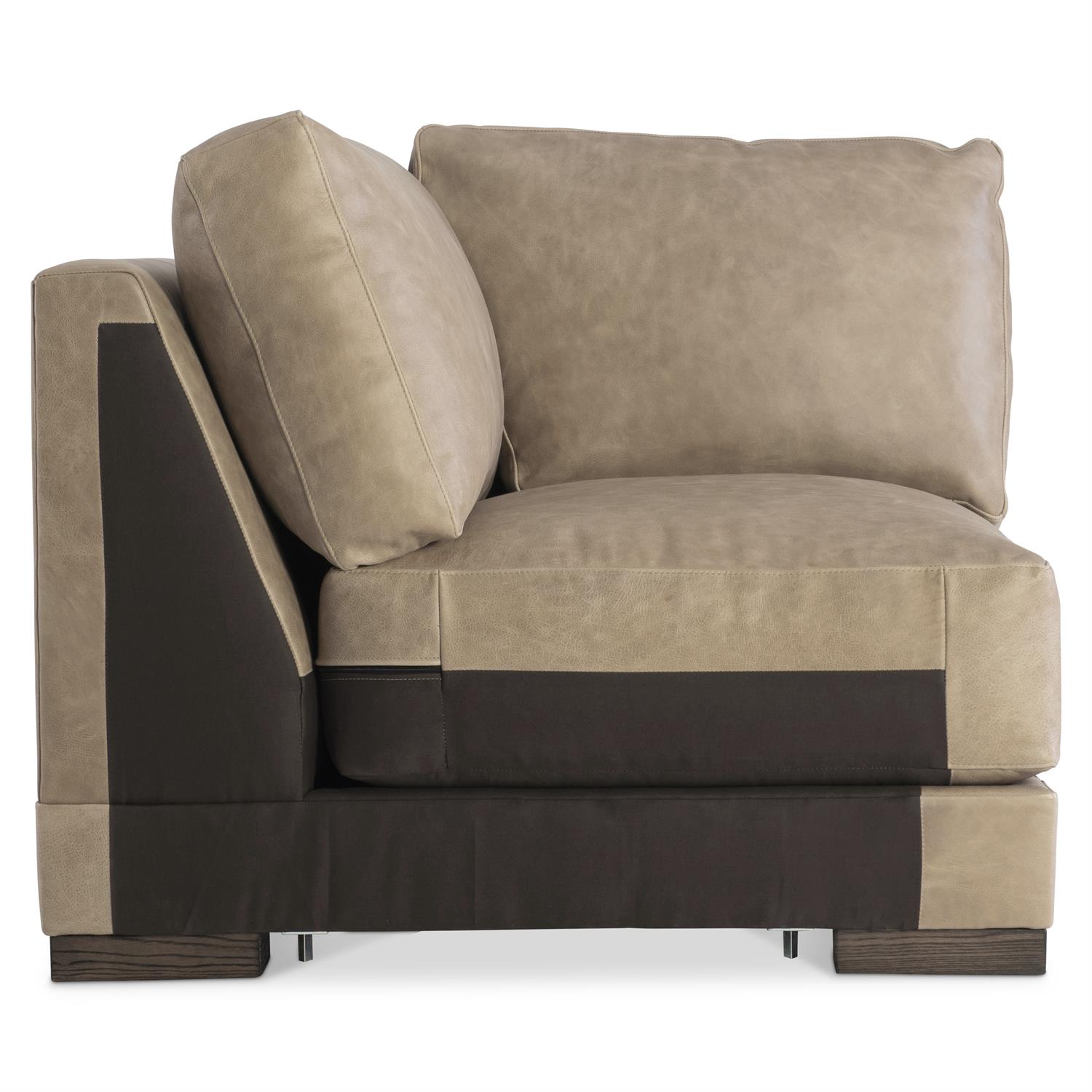 Lars Leather Corner Chair