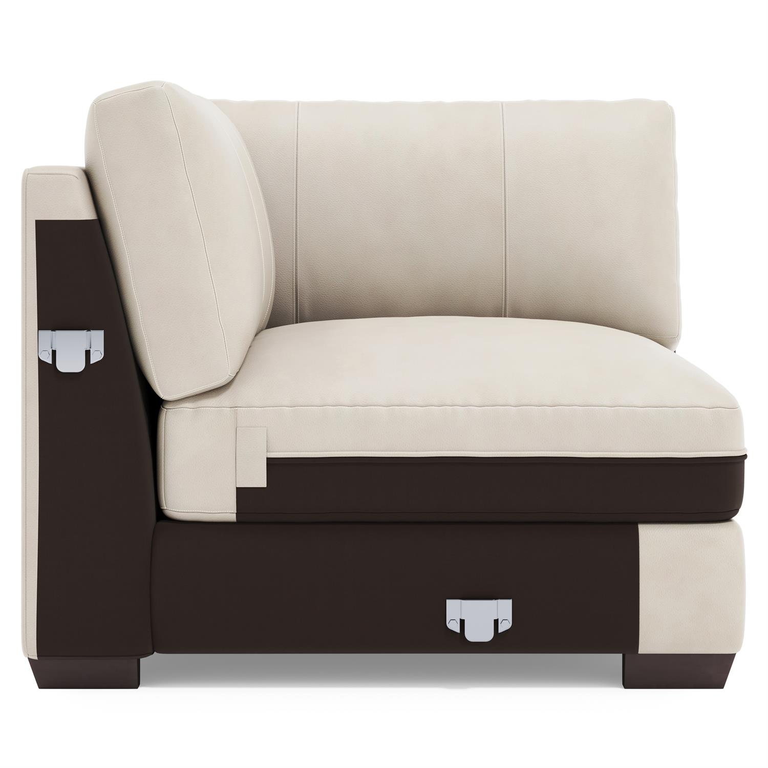 Dawkins Leather Corner Chair