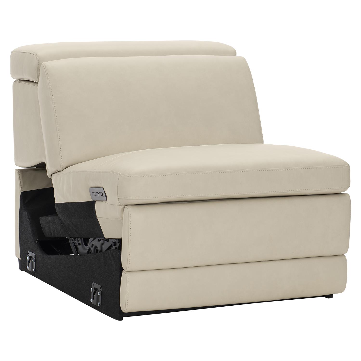 Lioni Leather Armless Power Motion Chair