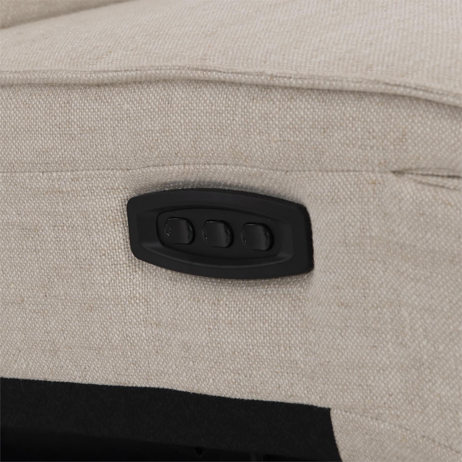 Bliss Fabric Armless Power Motion Chair