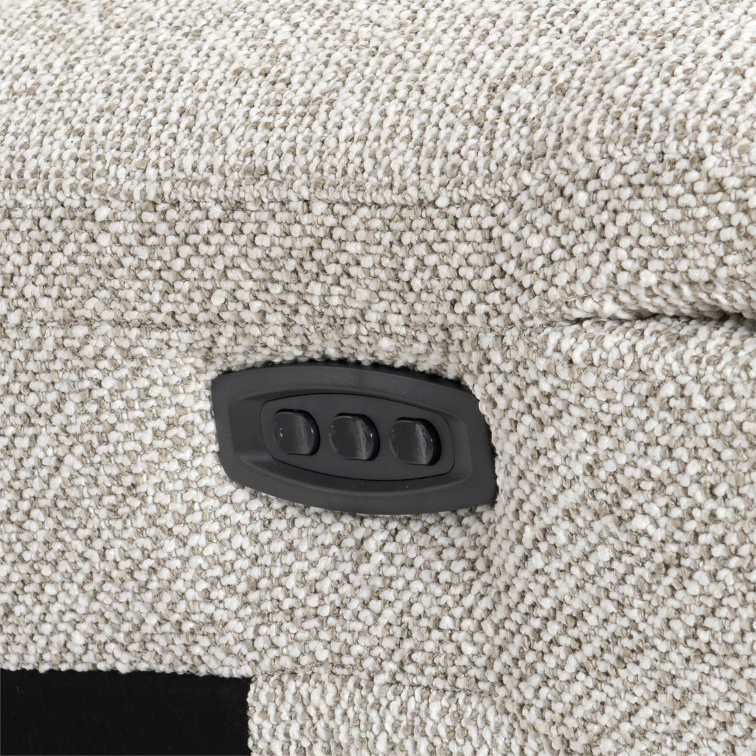 Massimo Fabric Armless Power Motion Chair