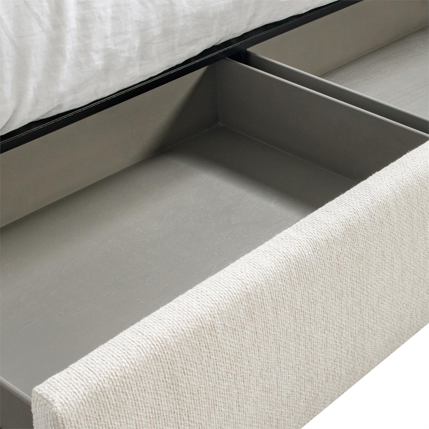 Graham Fabric Storage Panel Bed King