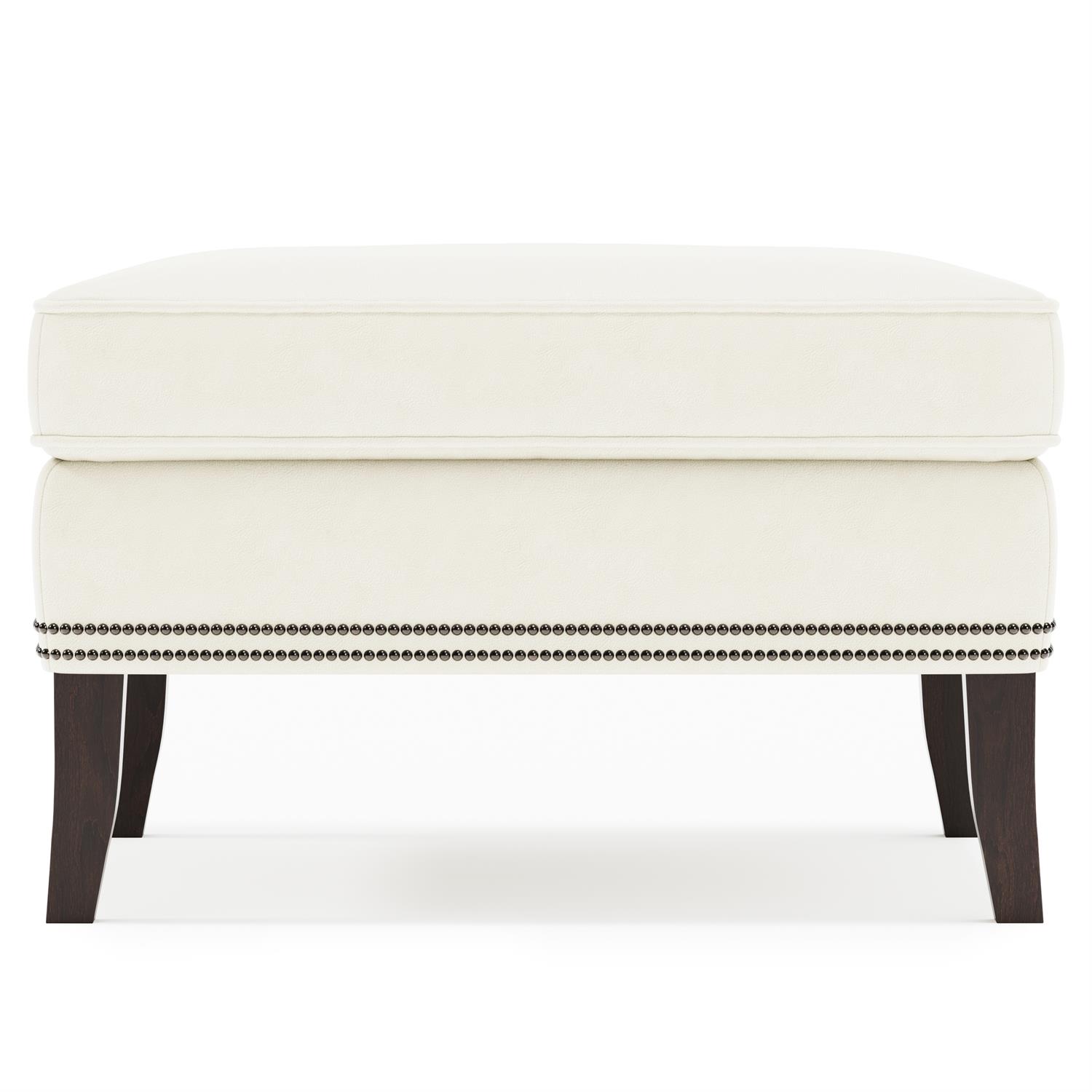 Kingston Leather Ottoman