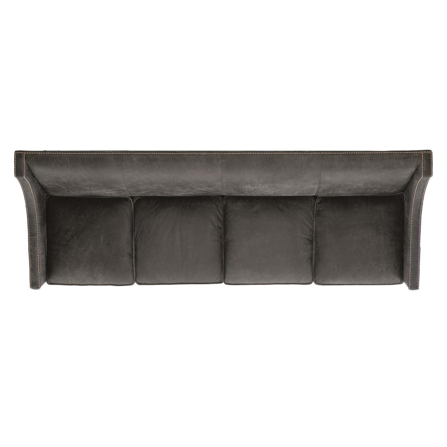 Palisades Leather Sofa Without Pillows