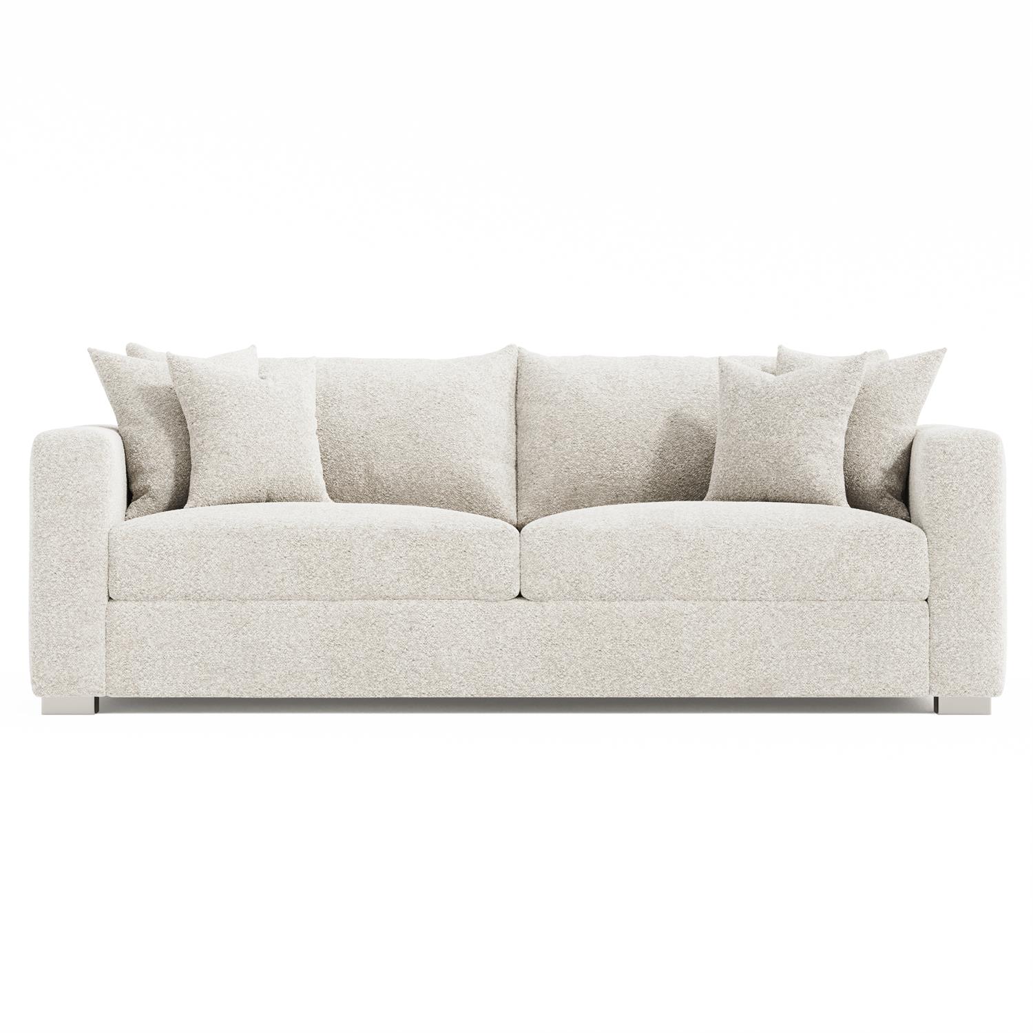 Helena Fabric Sofa Metal Foot