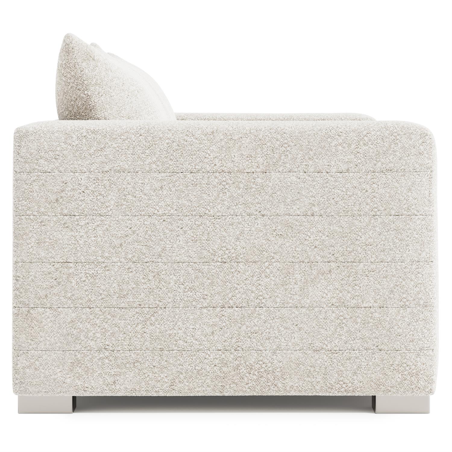 Helena Fabric Sofa Metal Foot