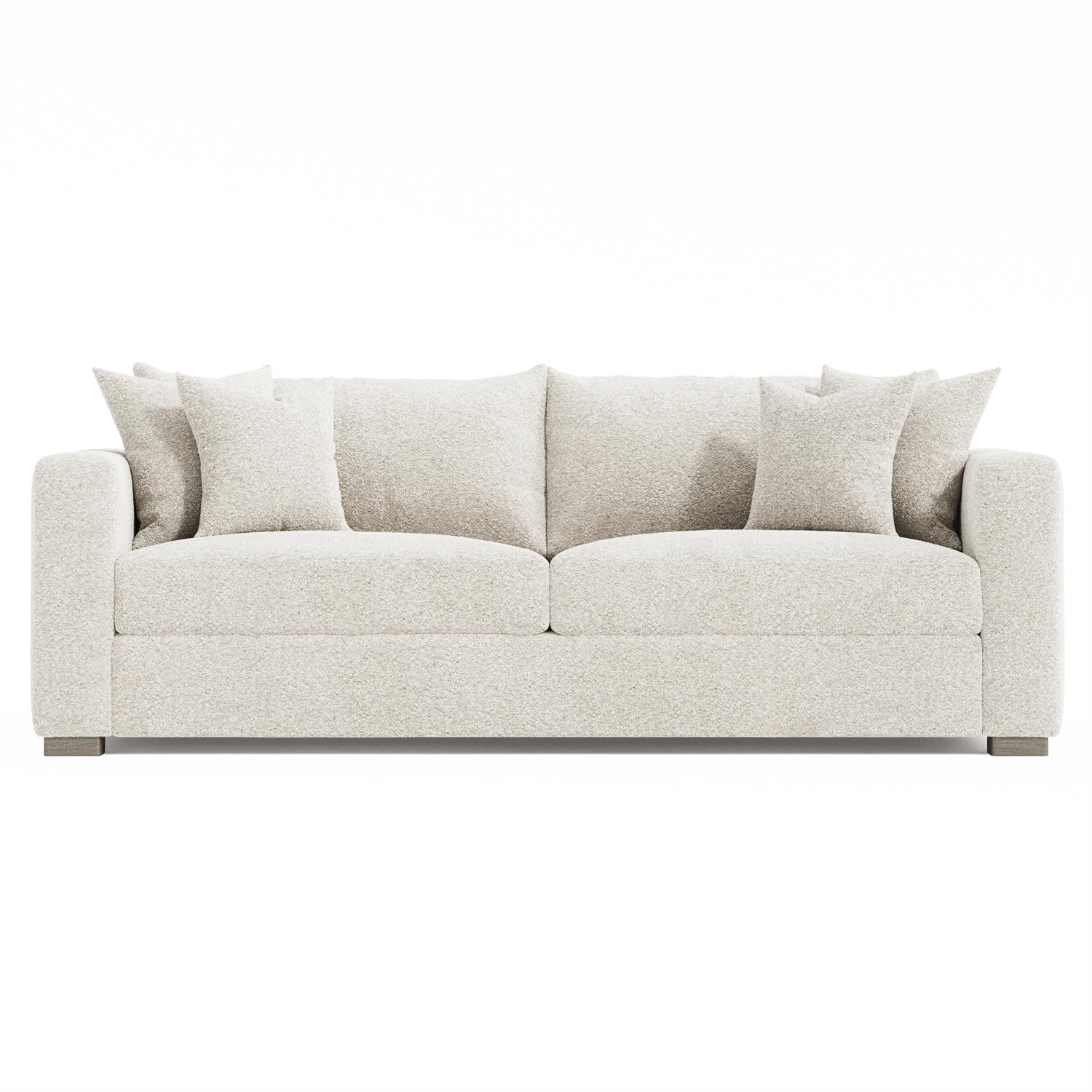 Helena Fabric Sofa Wood Foot
