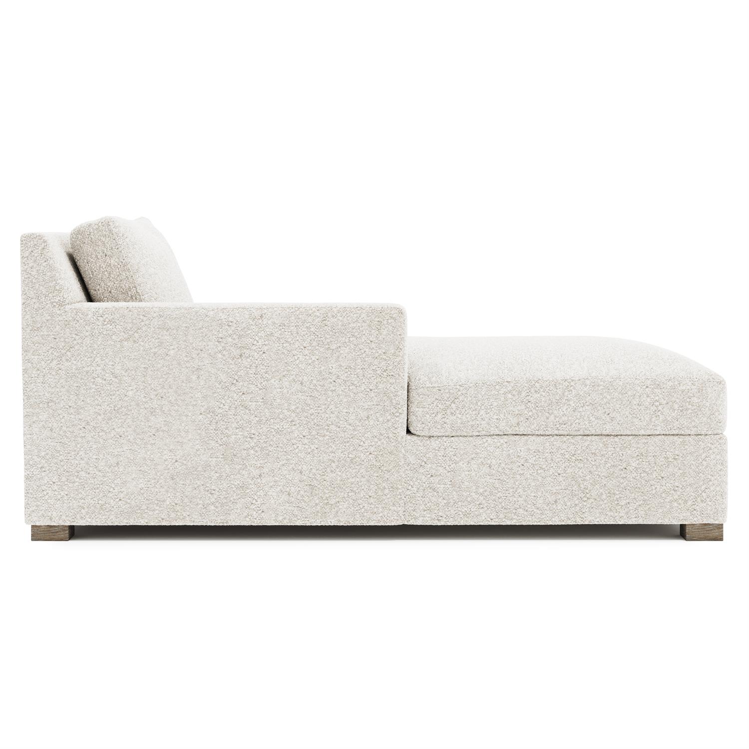 Kelsey Fabric Left Arm Chaise Without Pillows
