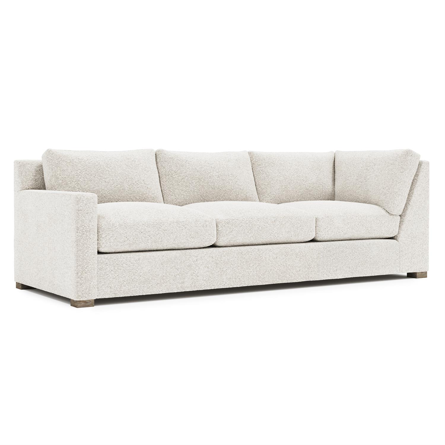 Kelsey Fabric Left Arm Return Sofa Without Pillows
