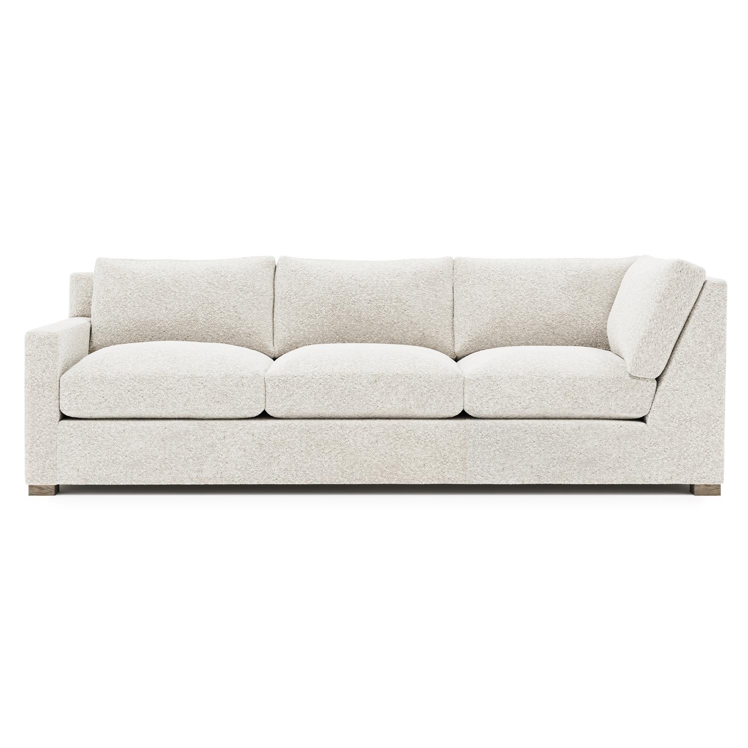 Kelsey Fabric Left Arm Return Sofa Without Pillows