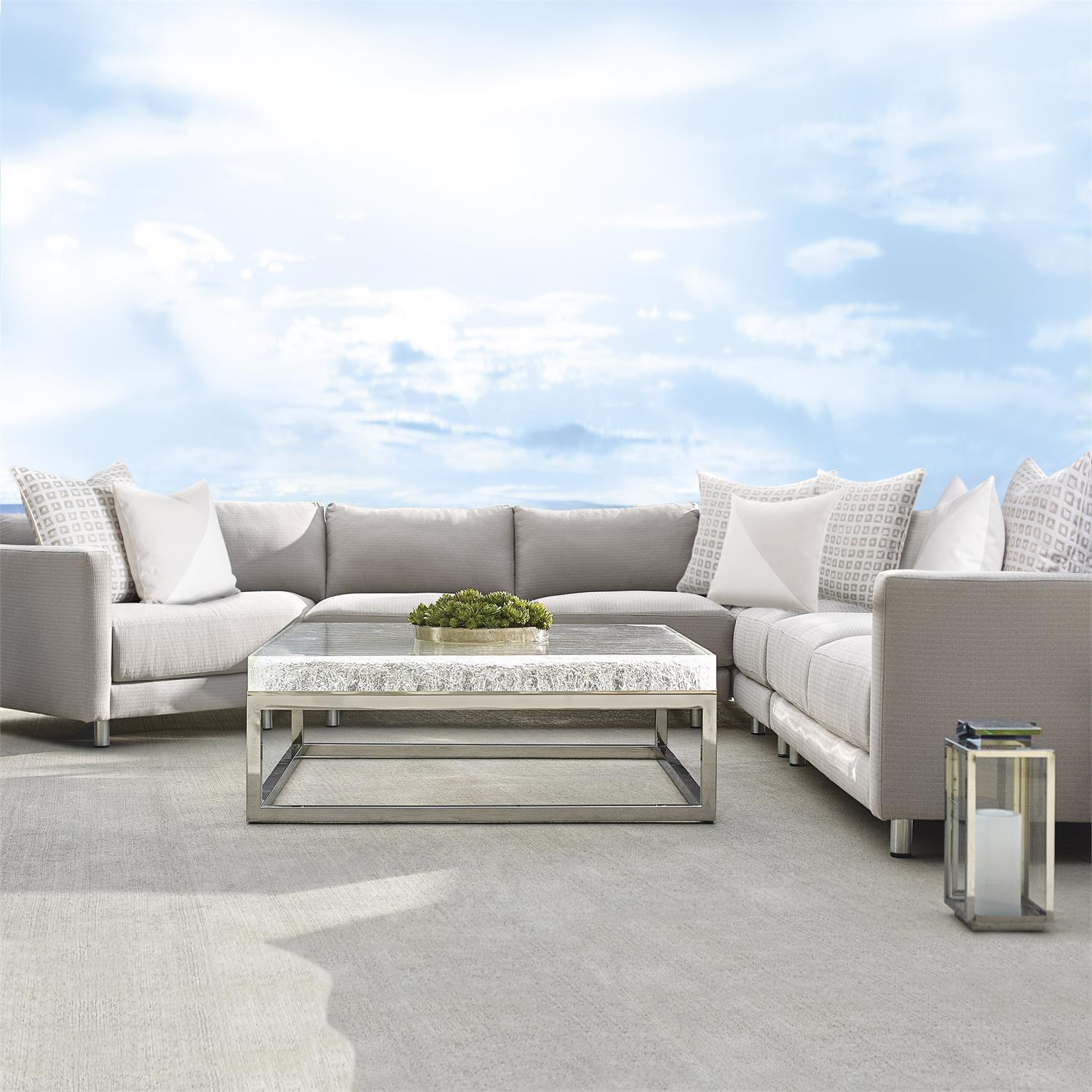 Avanni Outdoor Armless Loveseat