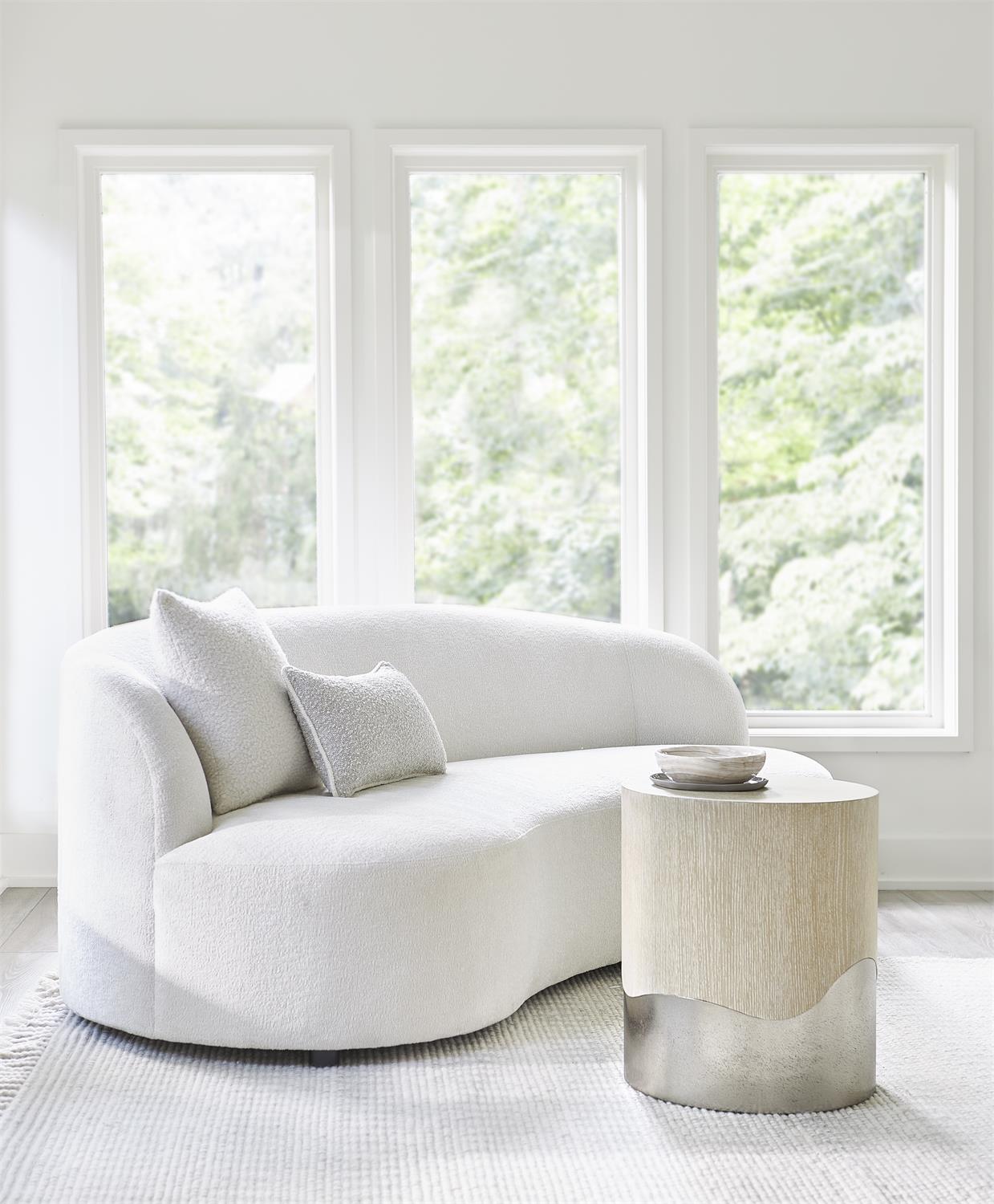 Elle Fabric Sofa Without Pillows