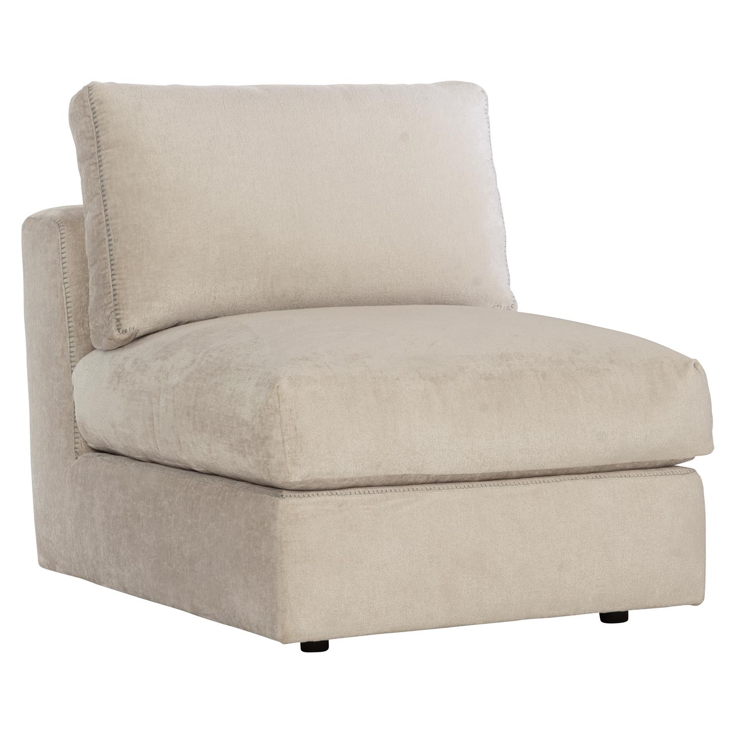 Oasis Fabric Armless Chair