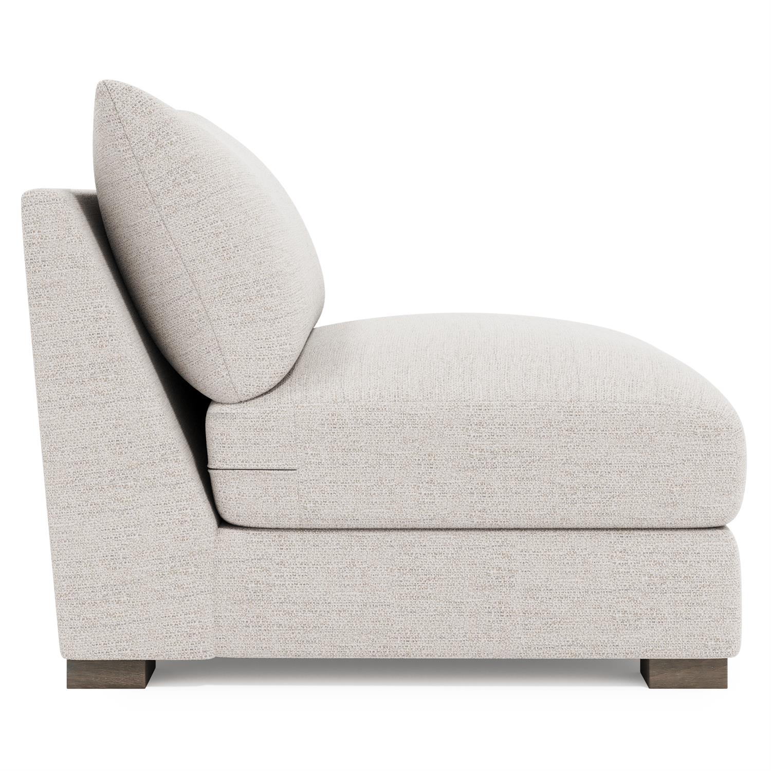 Heavenly Fabric Armless Chair
