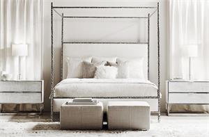 Odette Fabric Canopy Bed King