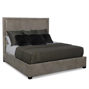 Morgan Leather Panel Bed King