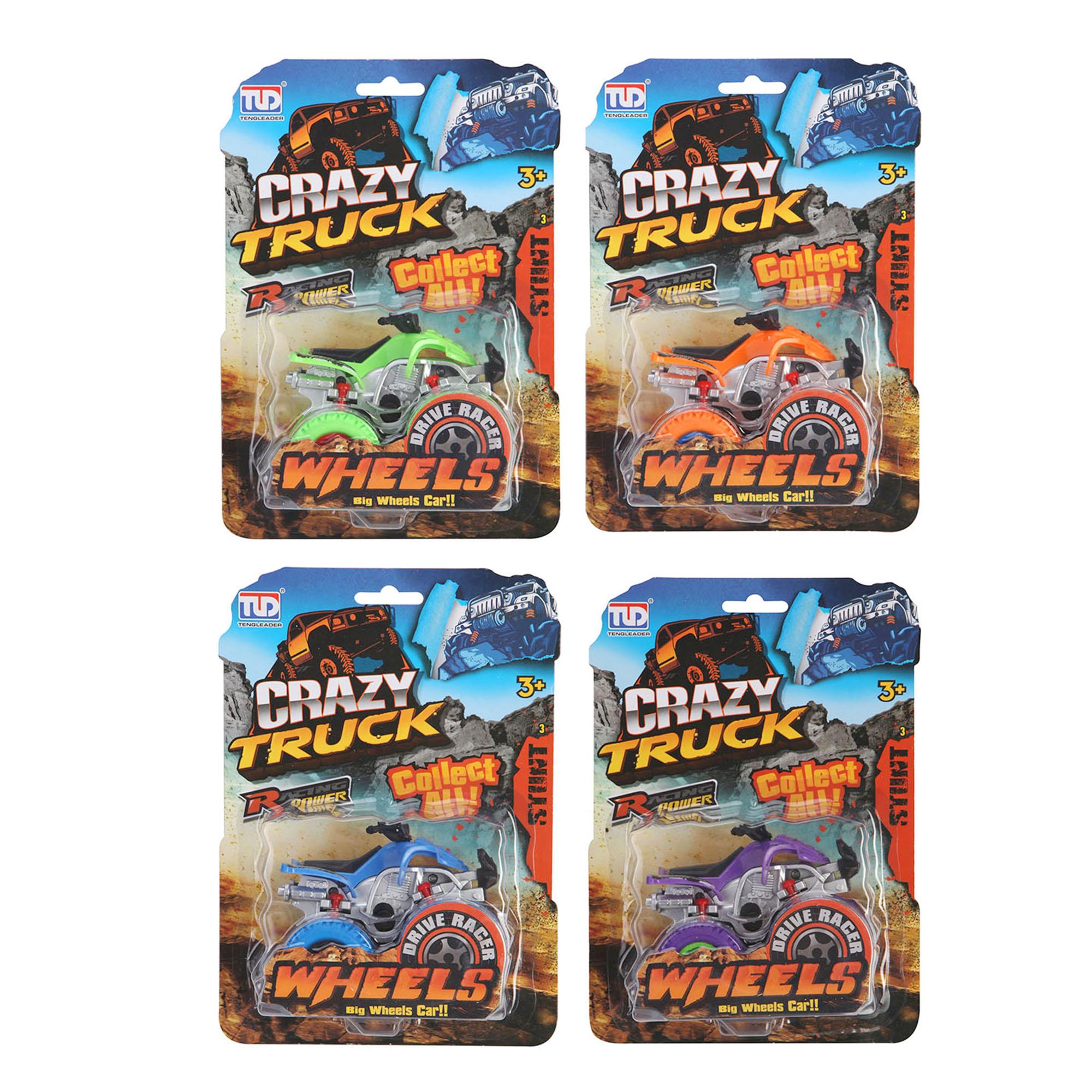 4x4 Crazy ATV, Friction Power, 4 Asst., b/c