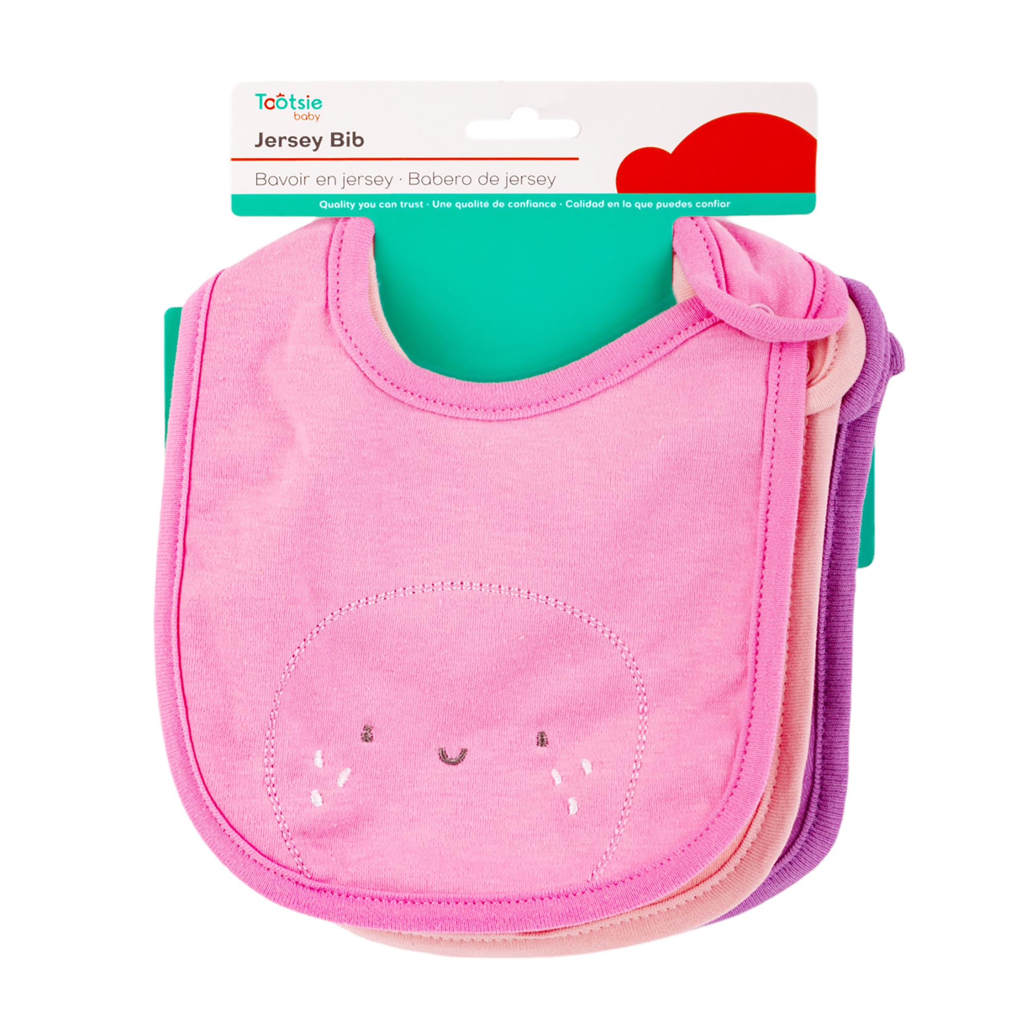 Tootsie Baby, 3-pc Baby Girl Bib , hc