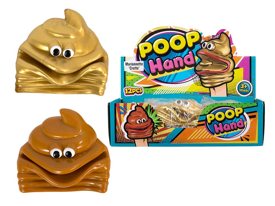 Poop Hand Puppet 2/s, 12/pdq