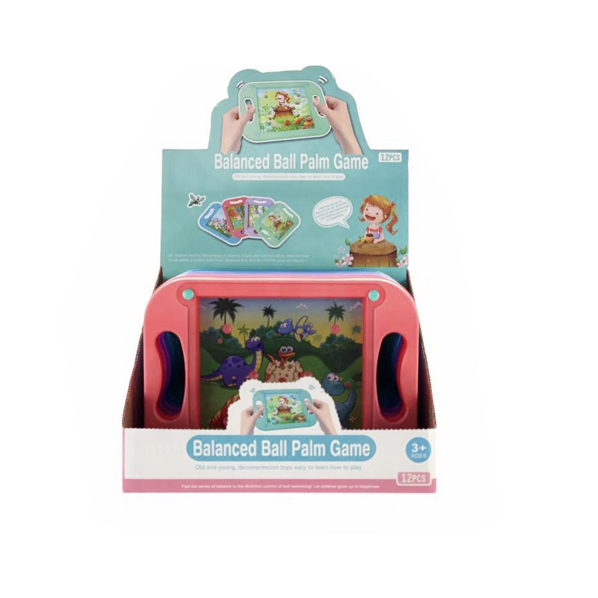 Puzzle Balance Ball Handheld Game, 4 Asst., 12pcs/dsp