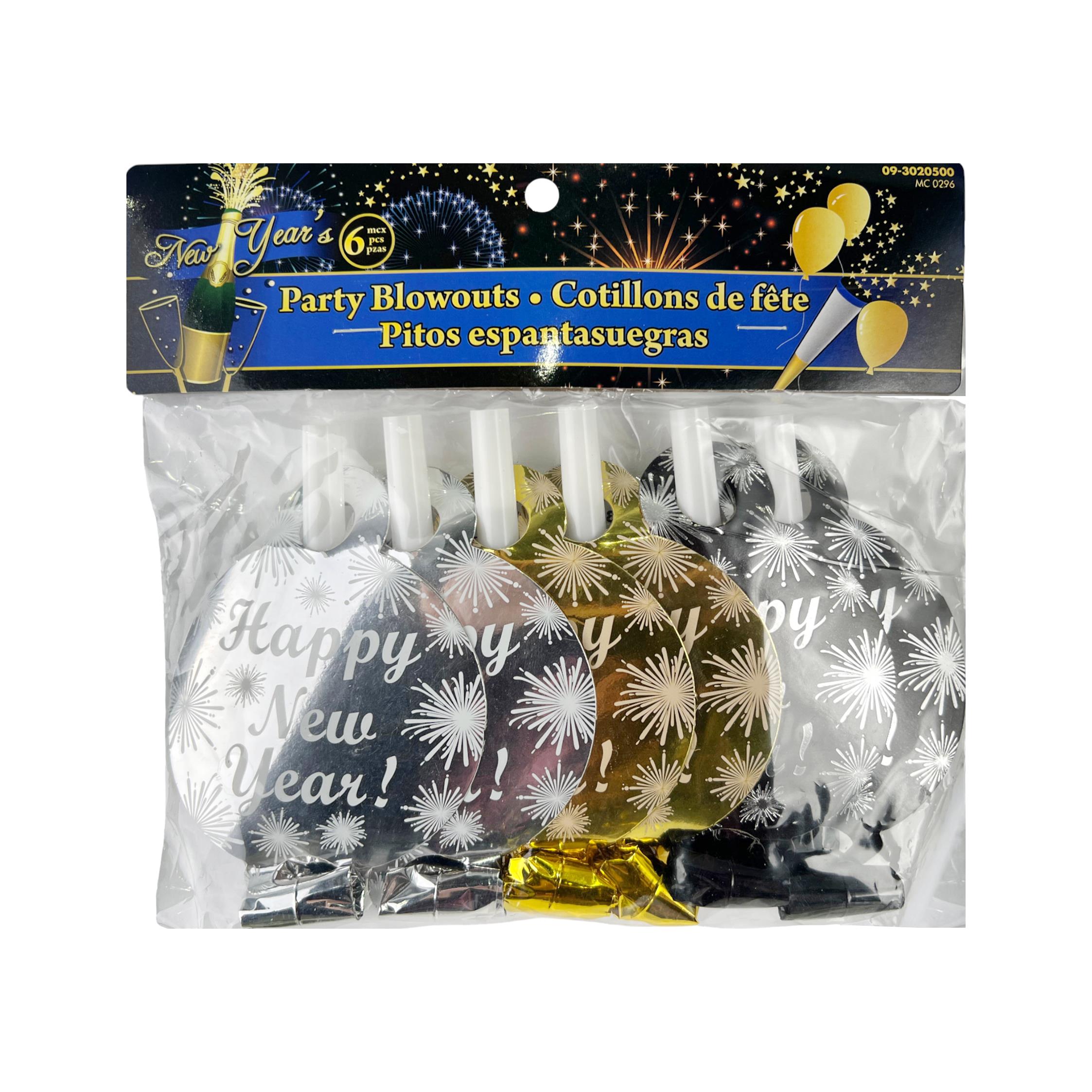 New Year's 6pk Party Blowouts,pbh