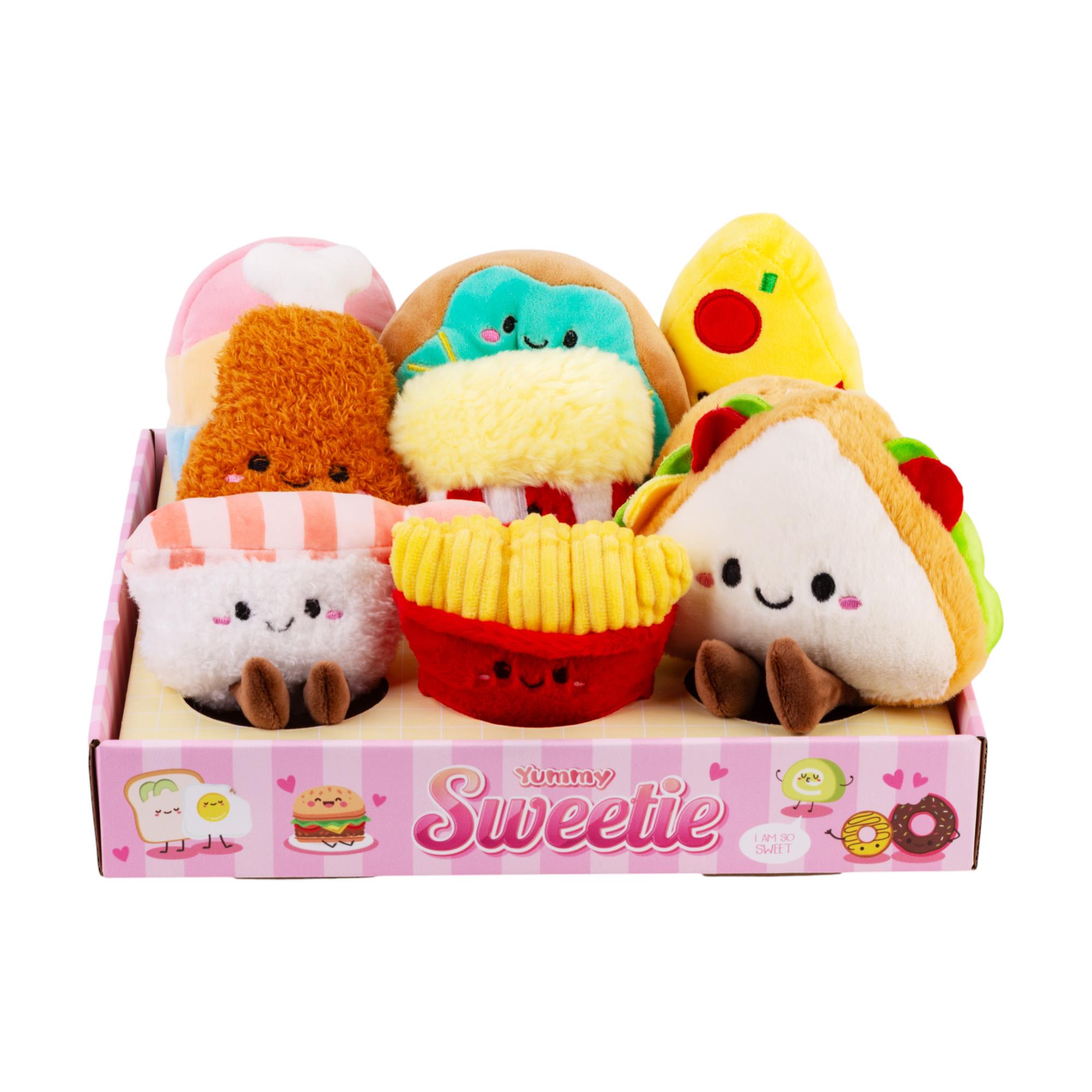 Cuddly Buddy Soft Plush, Fast Food, 9 styles, 9pcs/dsp