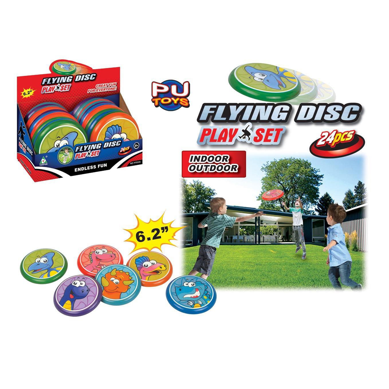 Summer Zone 6" Soft Flying Disc, 6/s, 24/dsp