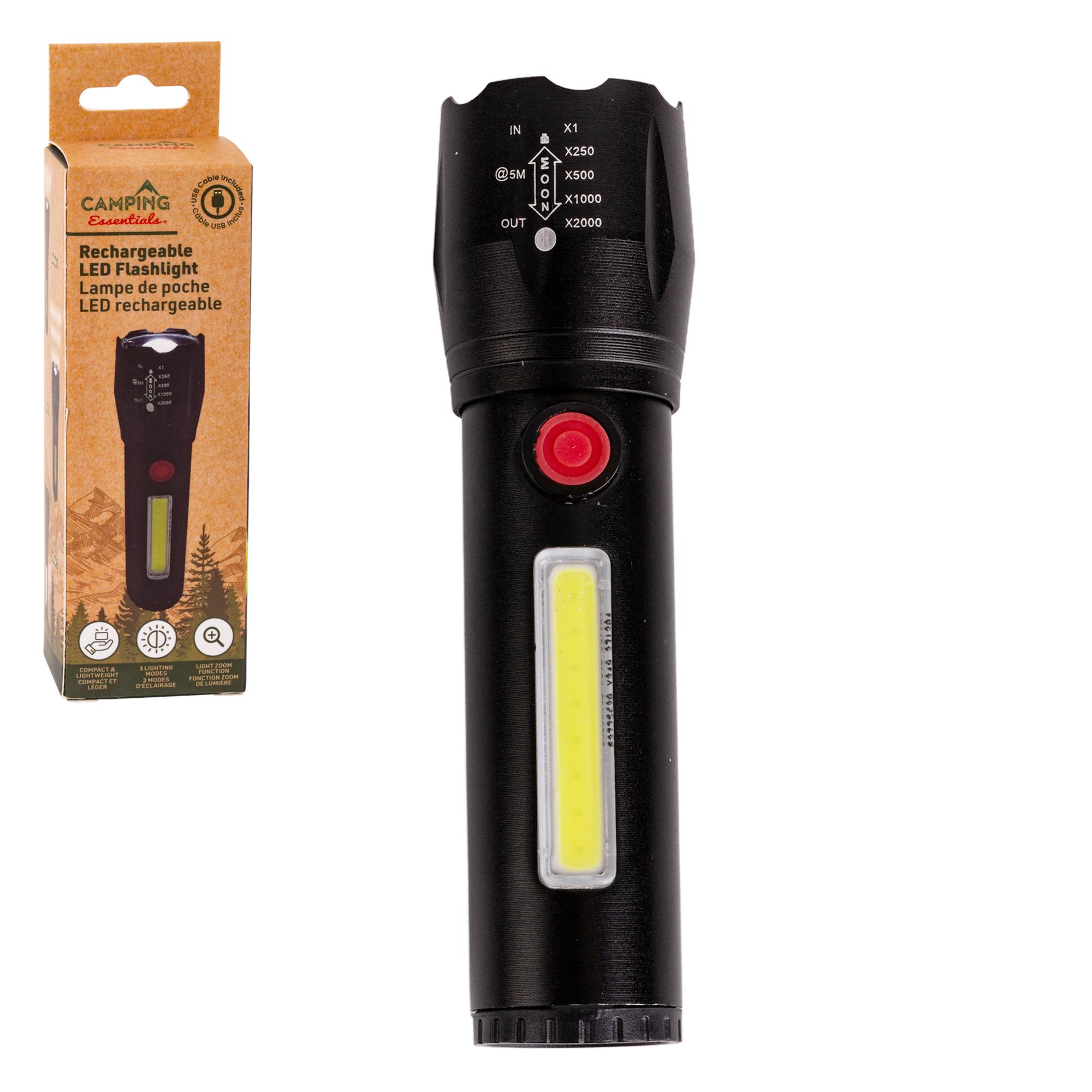 Camping Ultra Bright Handheld LED Flashlight ,Rechargeable,c/b