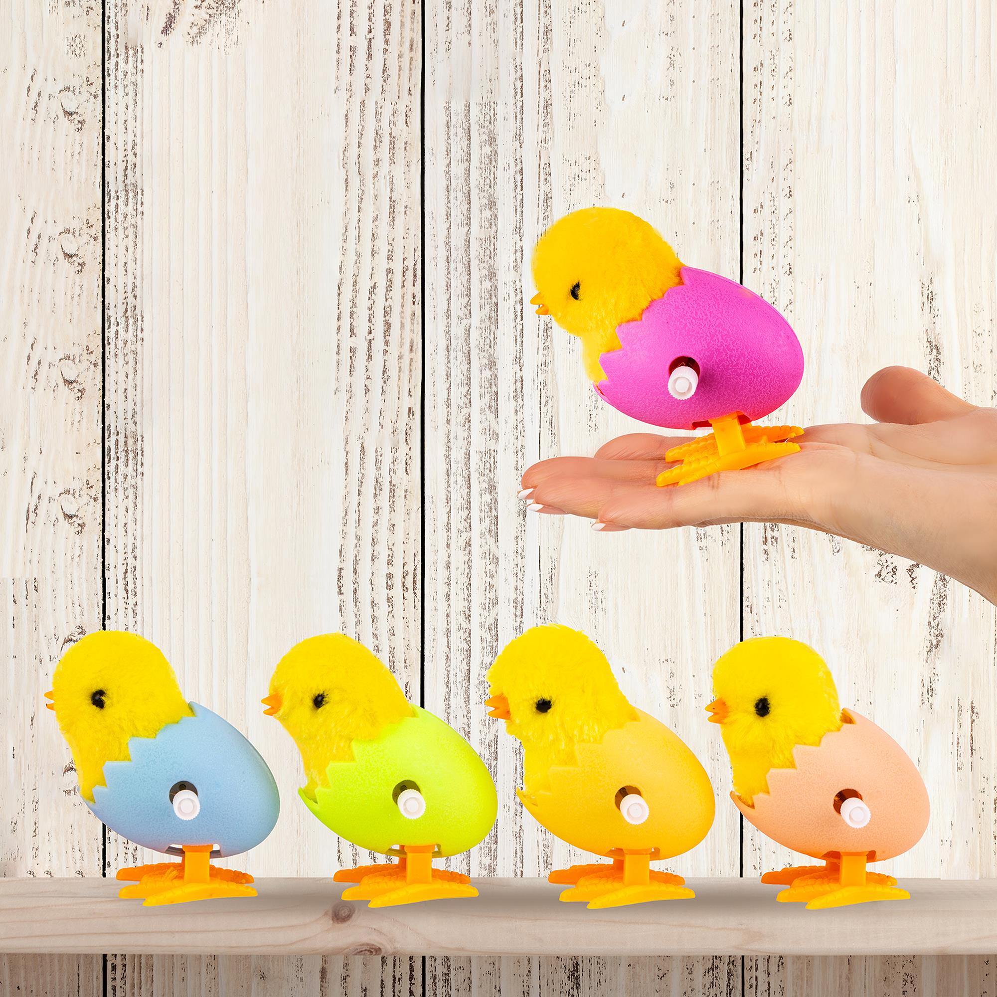 Easter Wind Up Chick in Broken Egg,4 asst. 12/PDQ