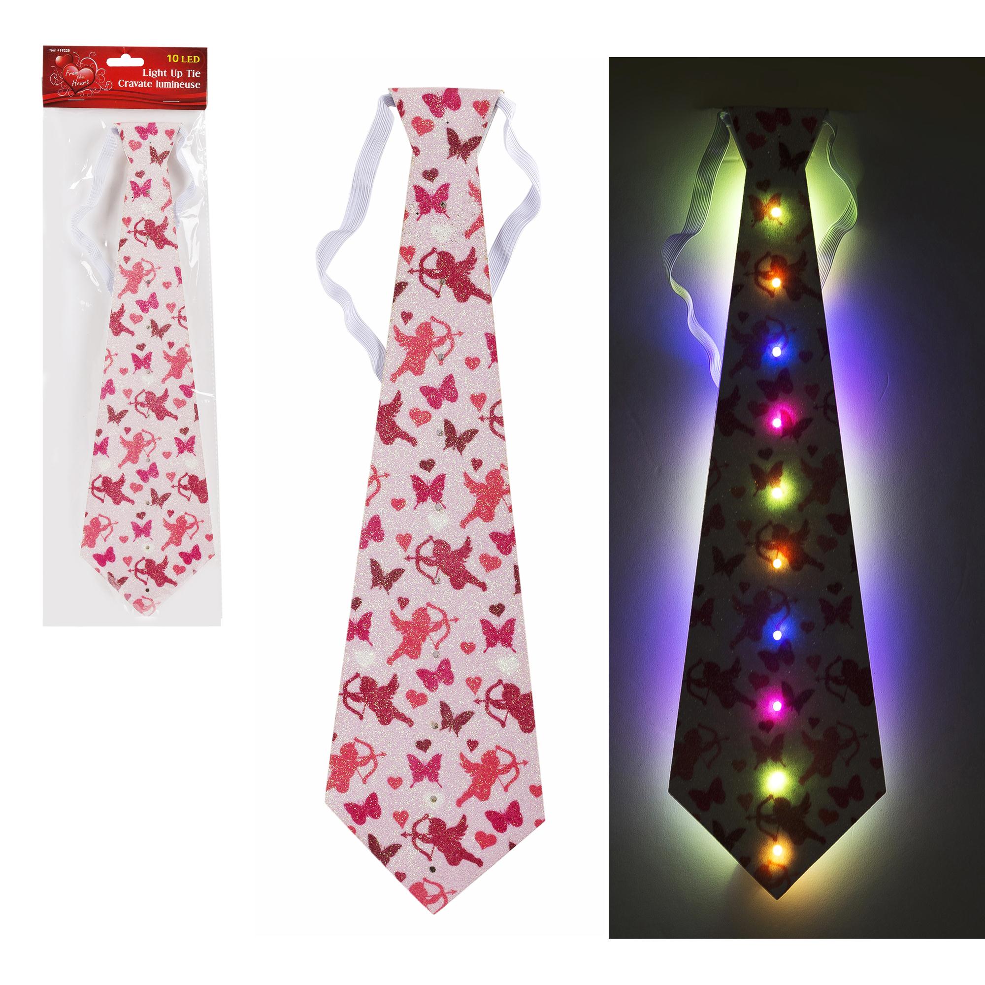 V'tines 10 LED Light-Up Necktie, header card