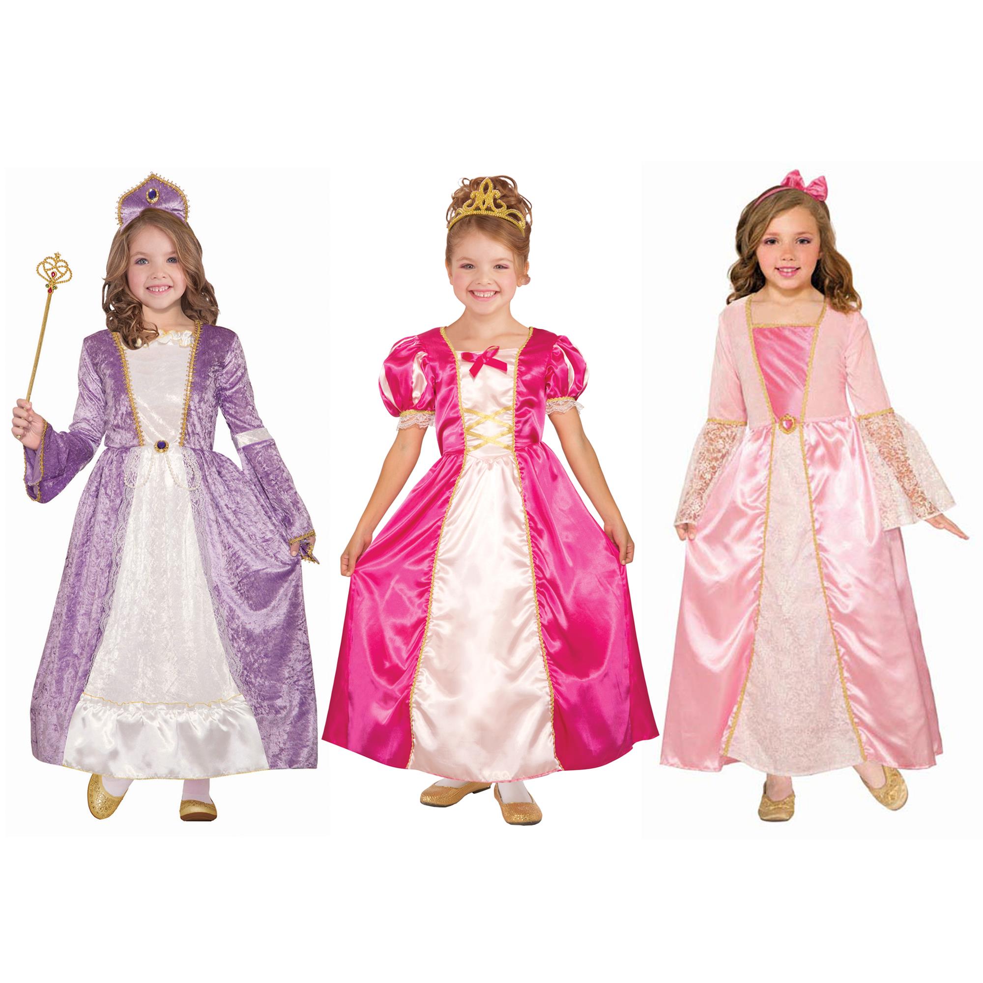 Deluxe Girls Princess Costume, 3asst, insert card w/hanger