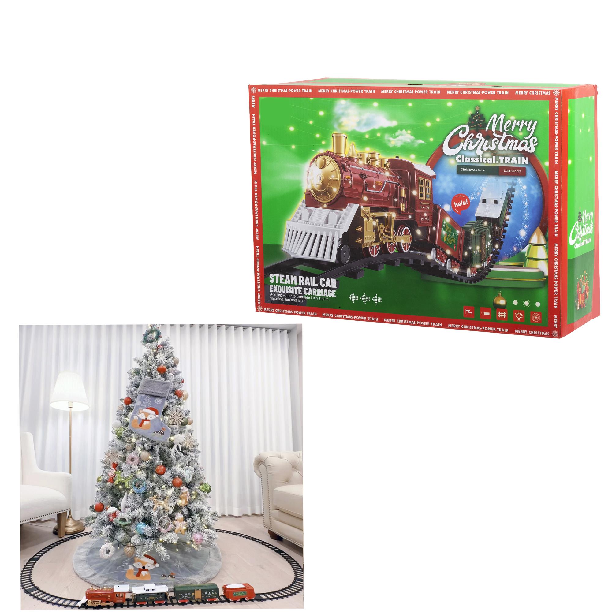 B/O Steam Train w/ Light & Sound, colour box